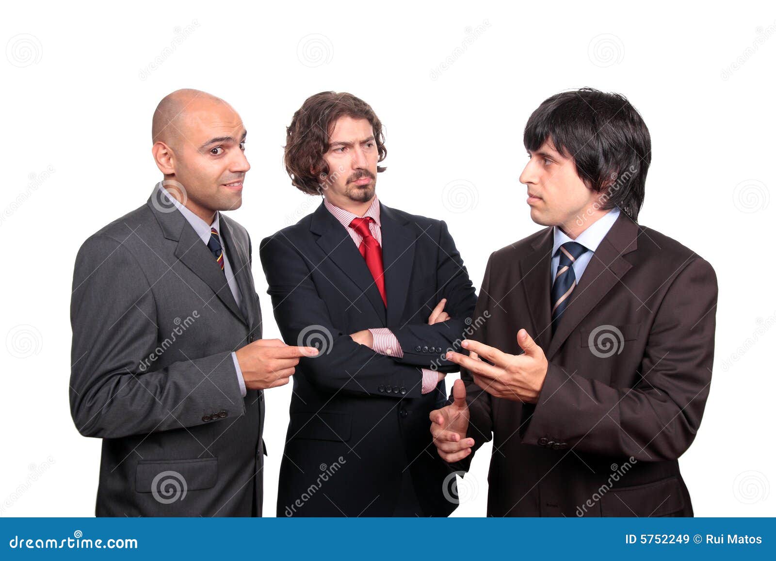 Business men debating stock image. Image of mature, business - 5752249