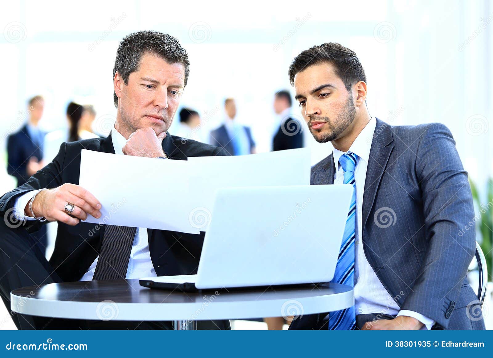 Business men discussing stock image. Image of planning - 38301935