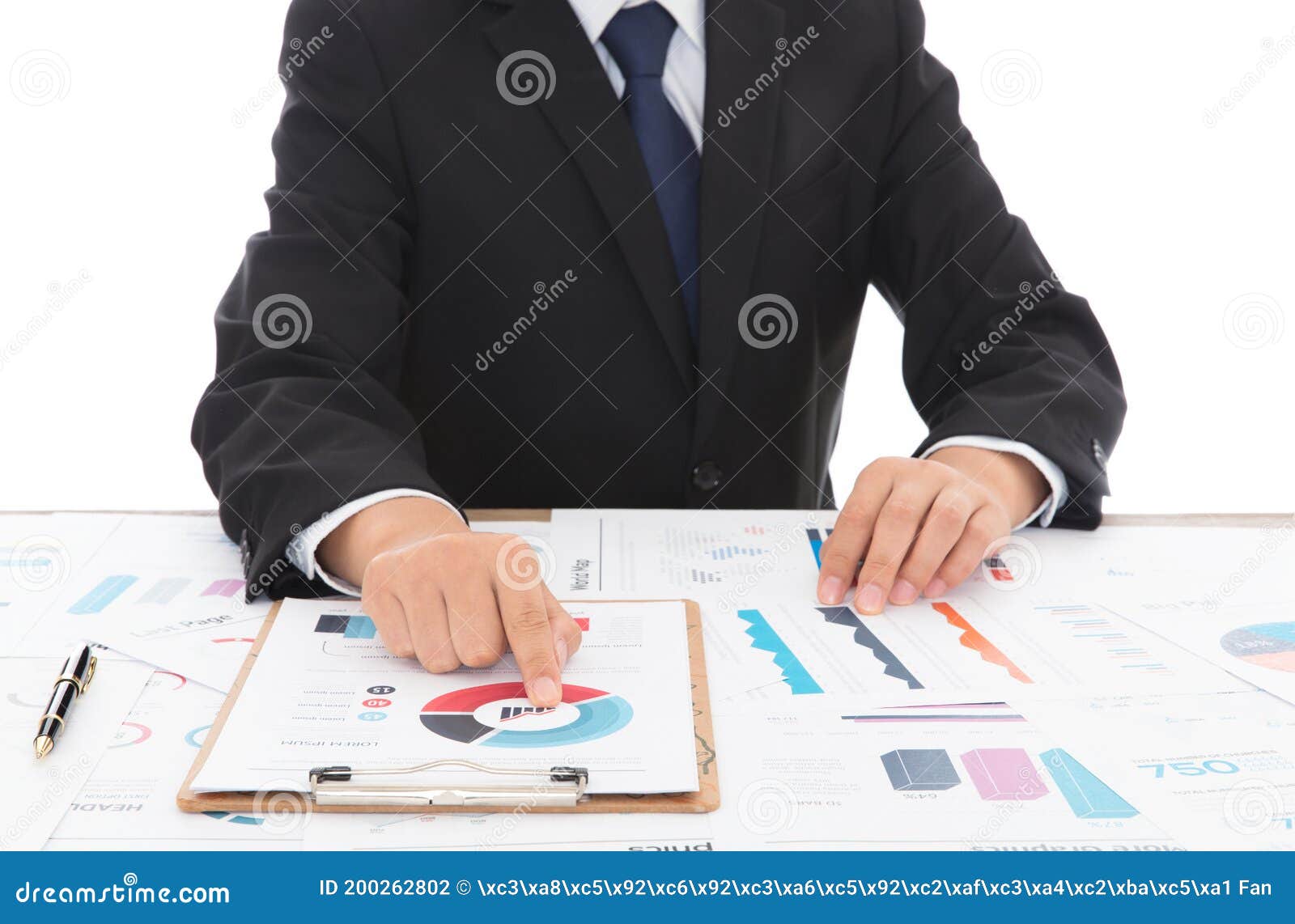 Business Men in Formal Attire are Doing Serious Work Stock Photo ...