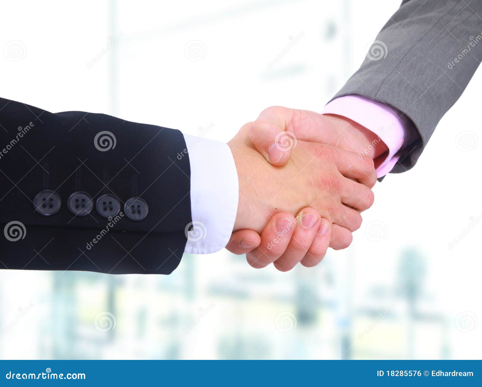 Business men hand shake stock photo. Image of greet, customer - 18285576