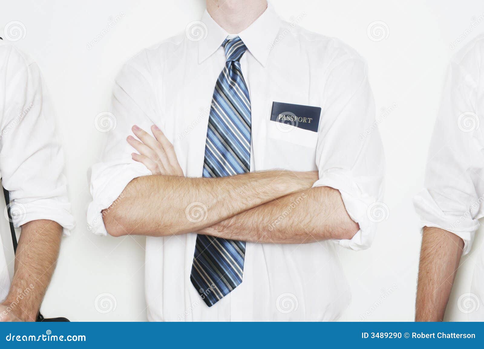 Business men in line stock photo. Image of three, waiting - 3489290