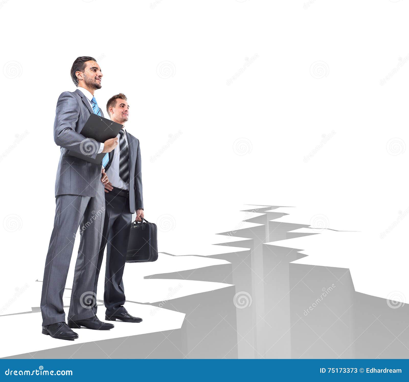 Business Men Overcome Obstacles Stock Image - Image of businessman ...
