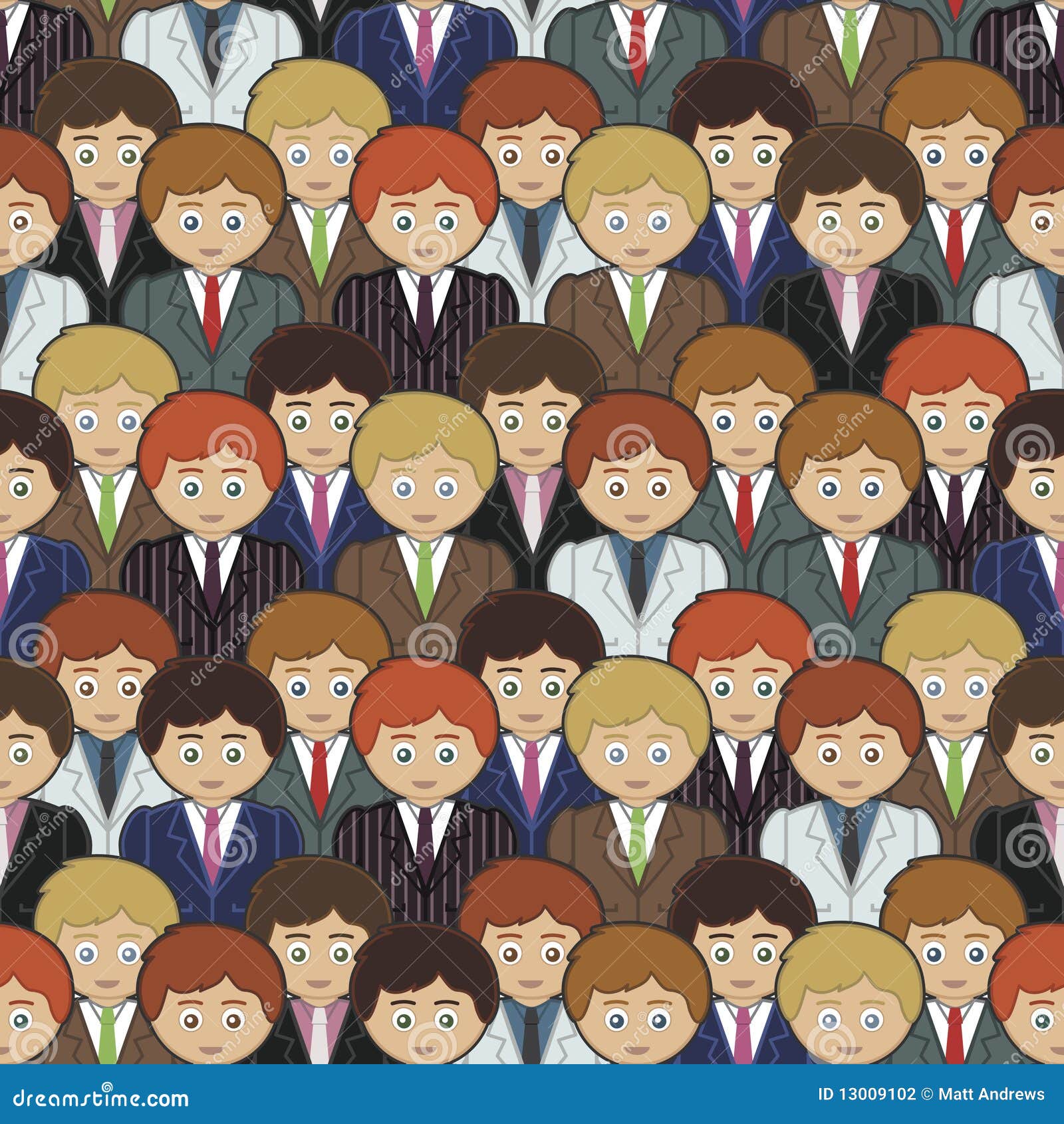 Business men pattern stock vector. Illustration of group - 13009102