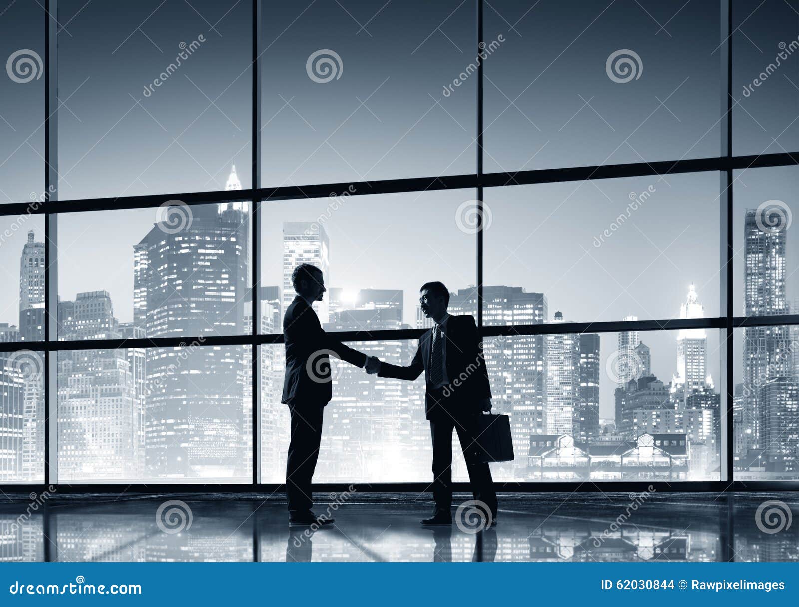 Business Men People Handshake Silhouette Concept Stock Photo - Image of ...