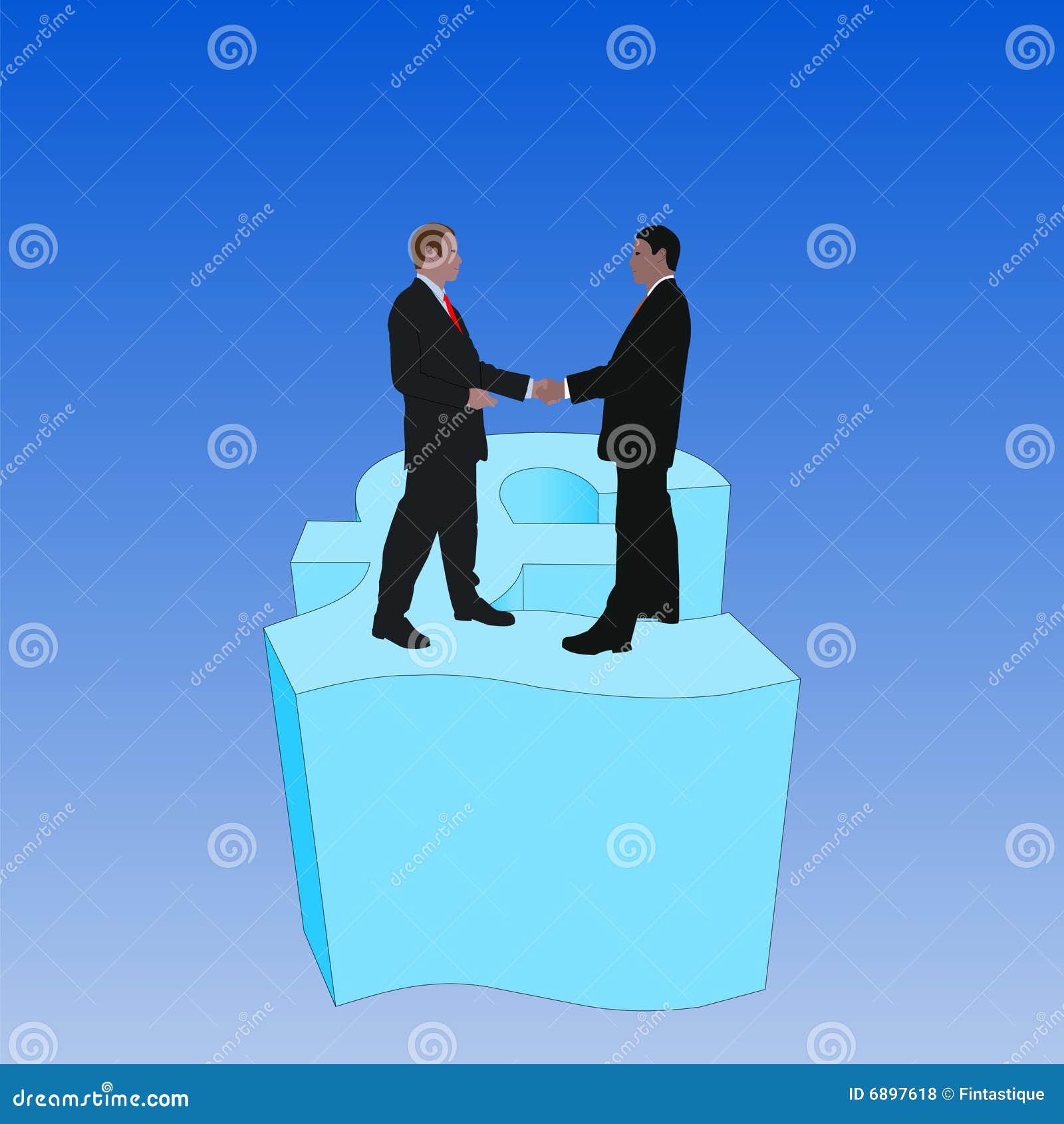 Business Men on Pound Symbol Stock Vector - Illustration of commerce ...