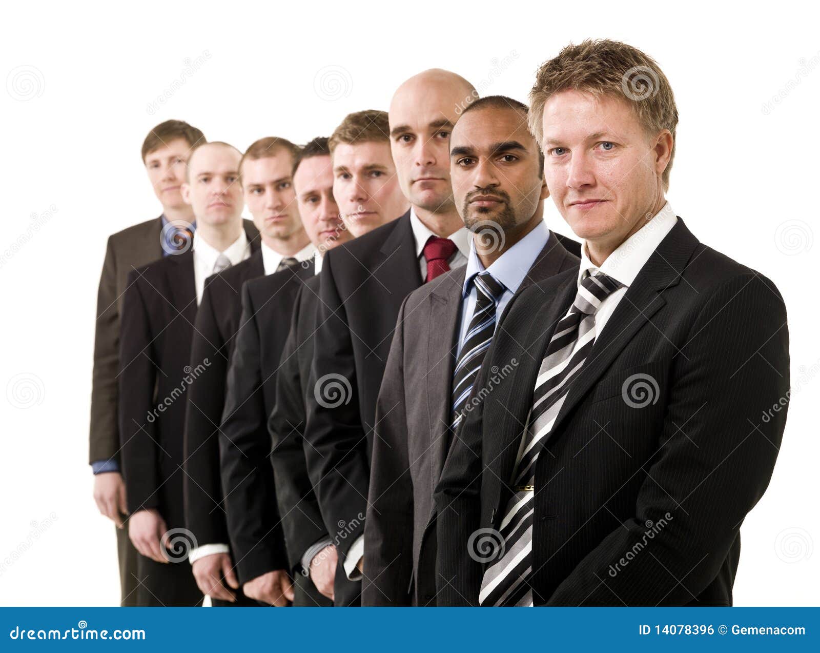 Business men in a row stock photo. Image of line, suit - 14078396