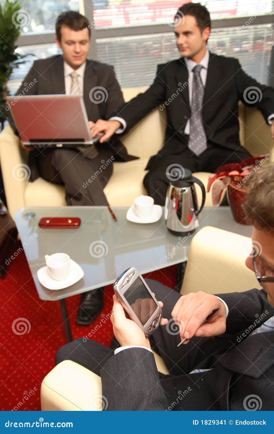 Business Men Working in the Office Stock Image - Image of employee ...