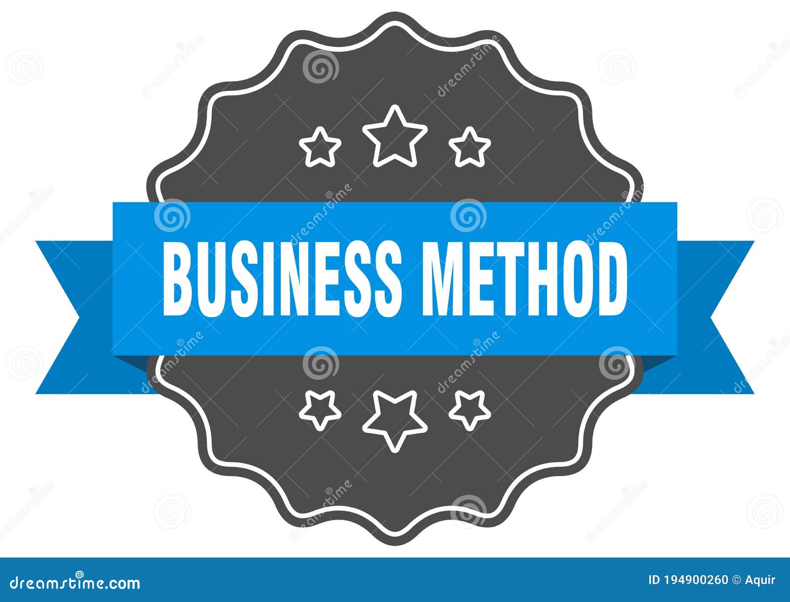 Business method label stock vector. Illustration of vignette - 194900260
