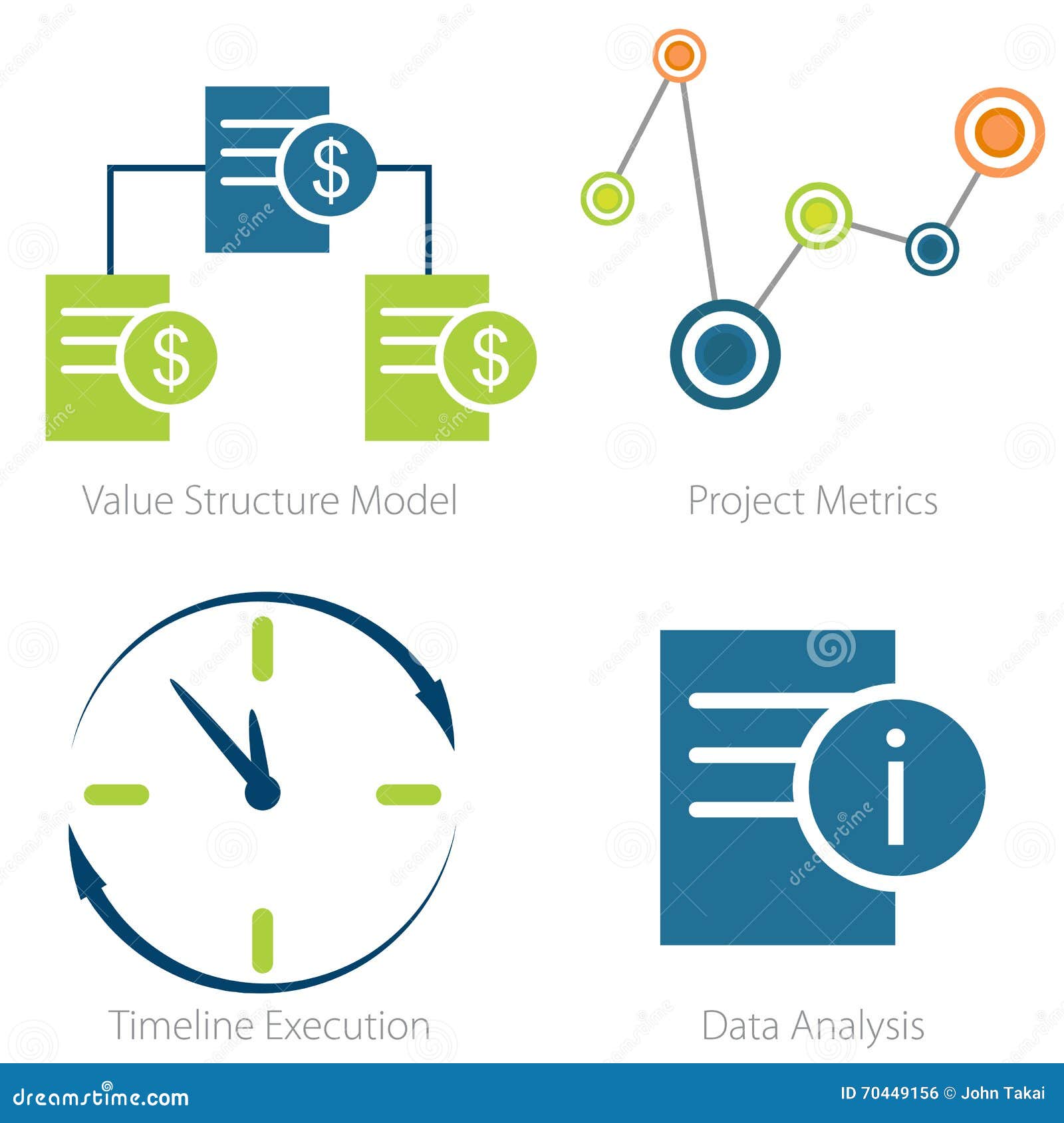 Business Metrics Vector Line Icons Set. Metrics, KPIs, ROI, Profit ...