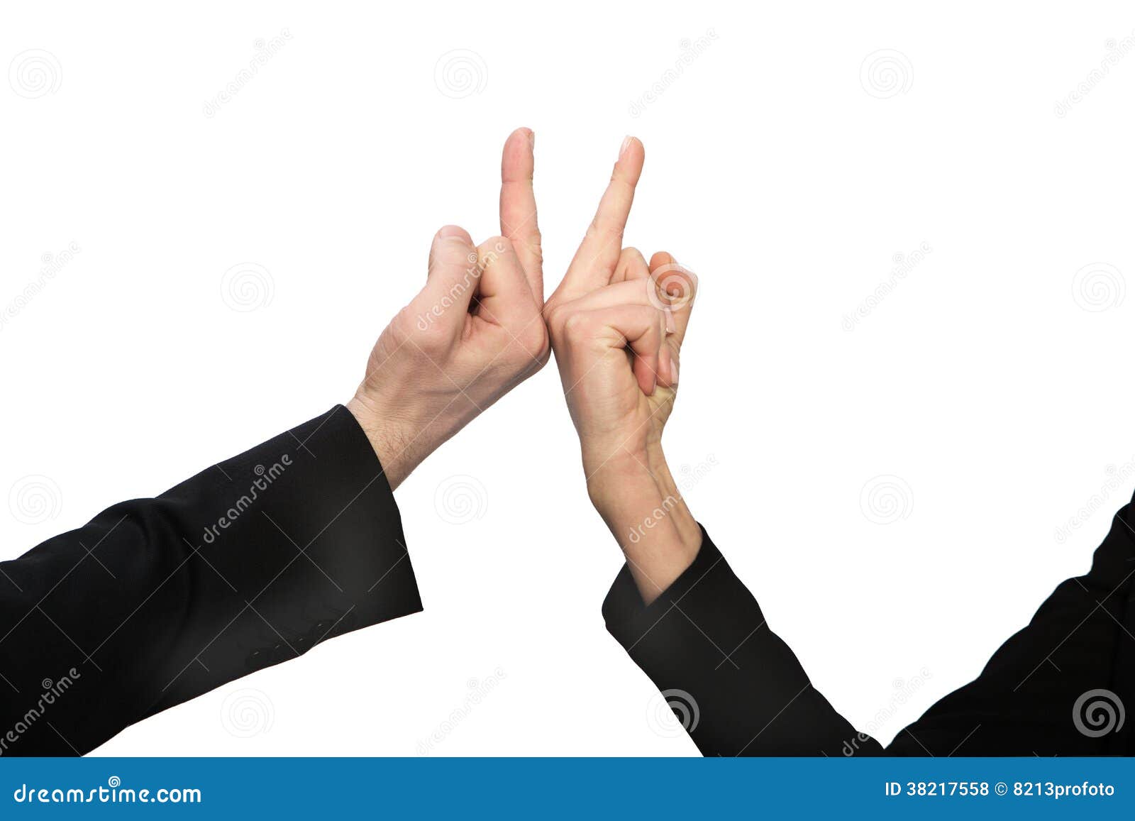 Business Middle Finger , Two Hands in Front Stock Photo - Image of ...