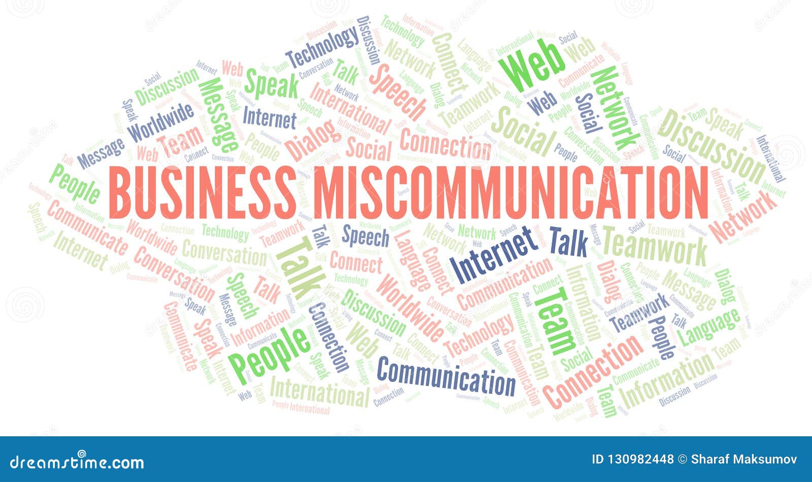 Business Miscommunication Word Cloud. Stock Photo | CartoonDealer.com ...