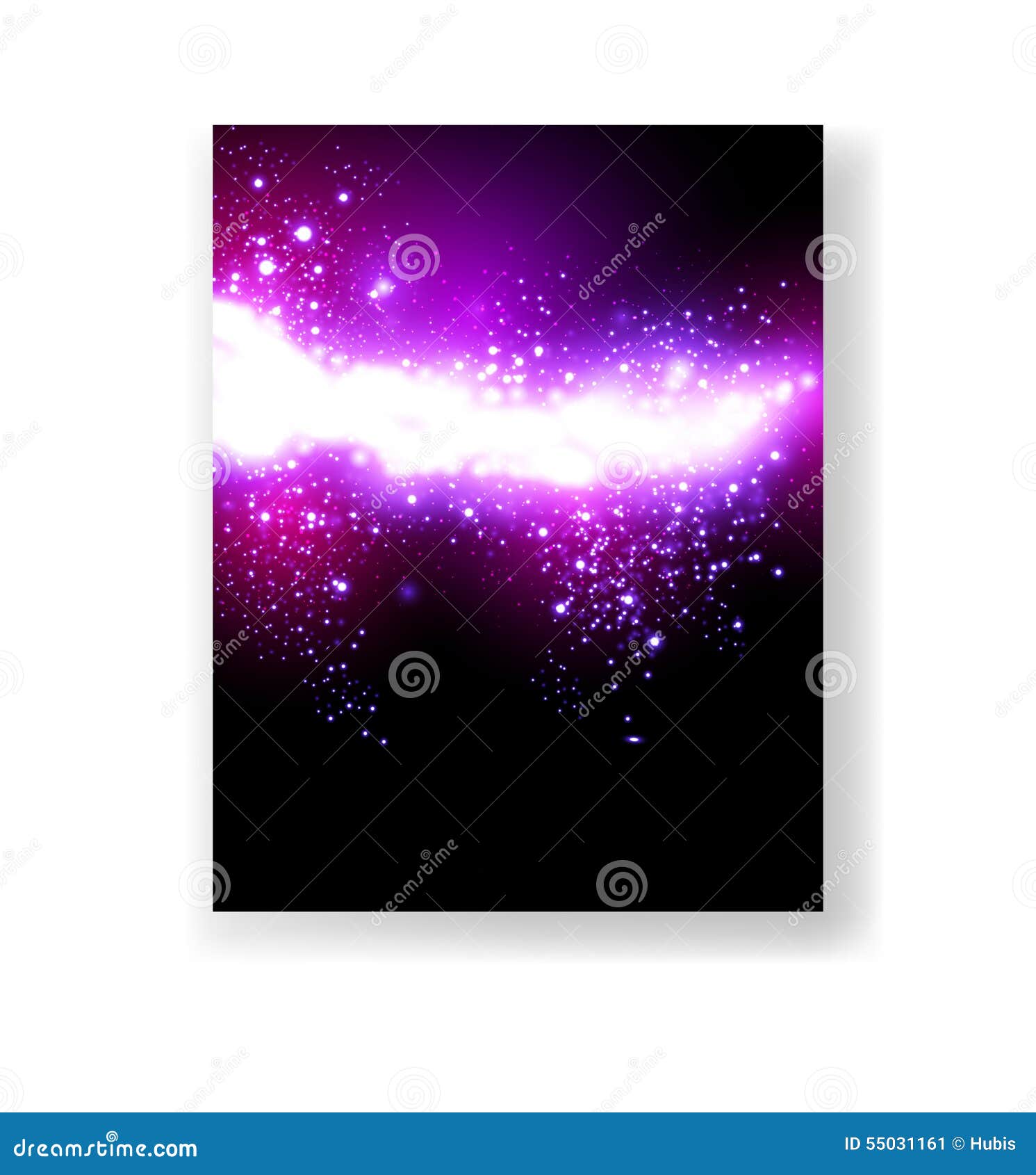 Business Modern Neon Light Template Stock Vector - Illustration of ...