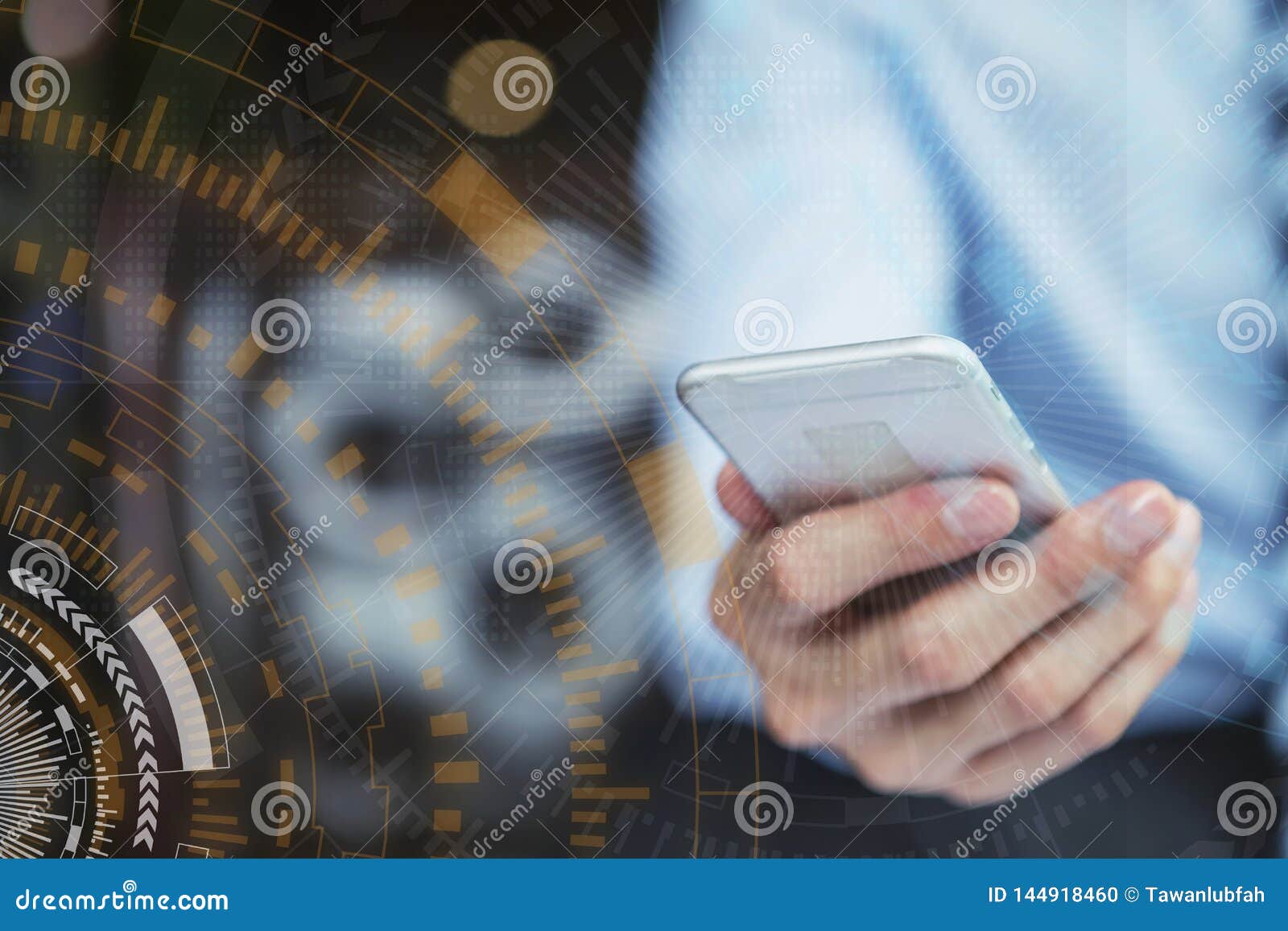 Business and Modern Technology Concept. E-commerce with Internet ...