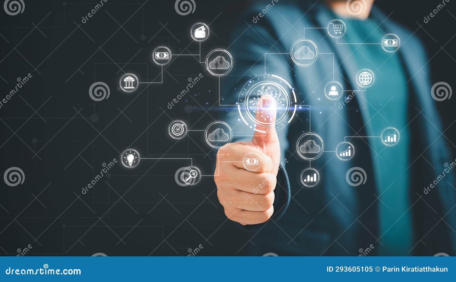 Business, Modern Technology, Internet and Networking. Internet of ...