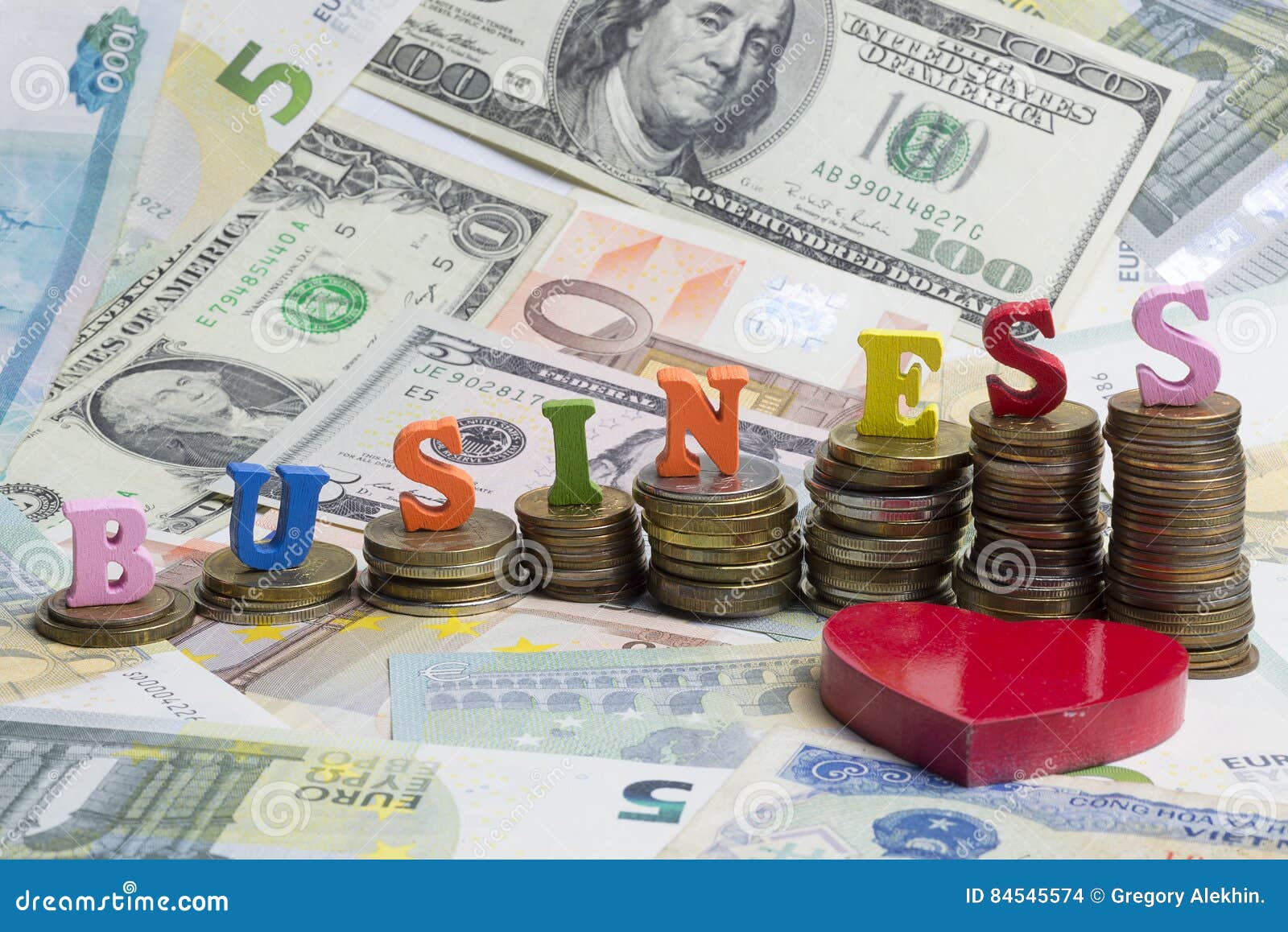 The business and money. stock photo. Image of background - 84545574