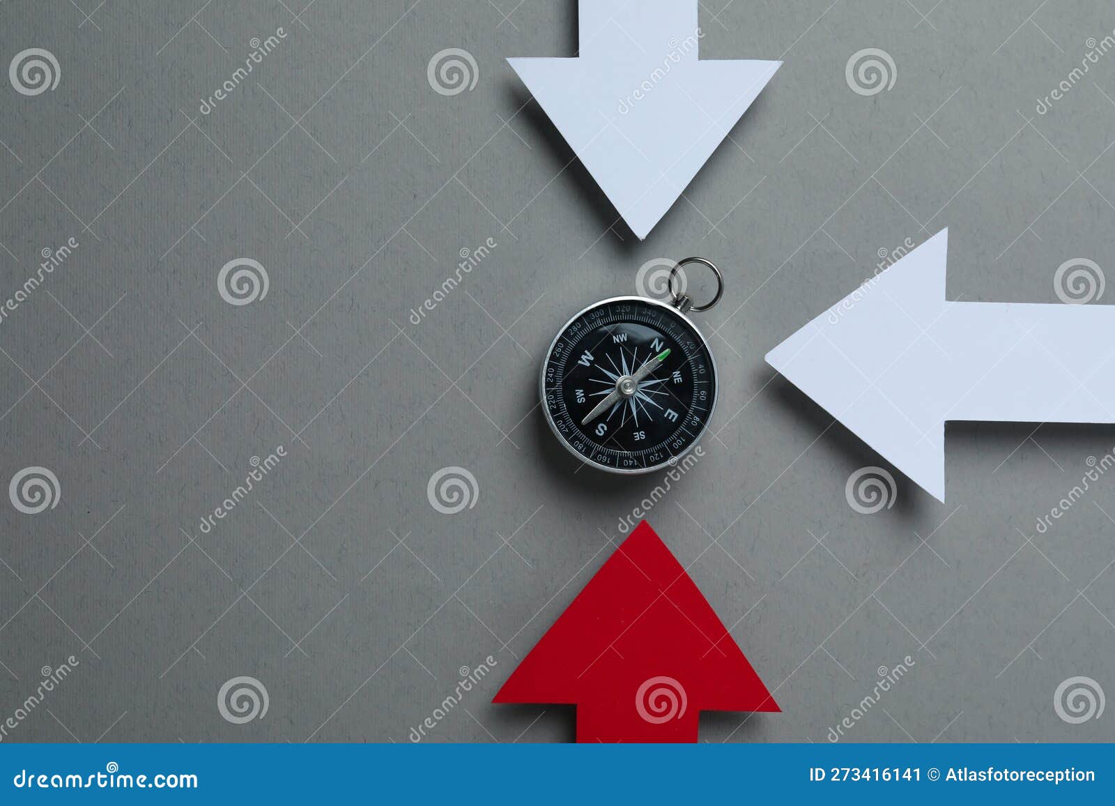 Business Navigate Concept with Compass and Arrows Stock Image - Image ...