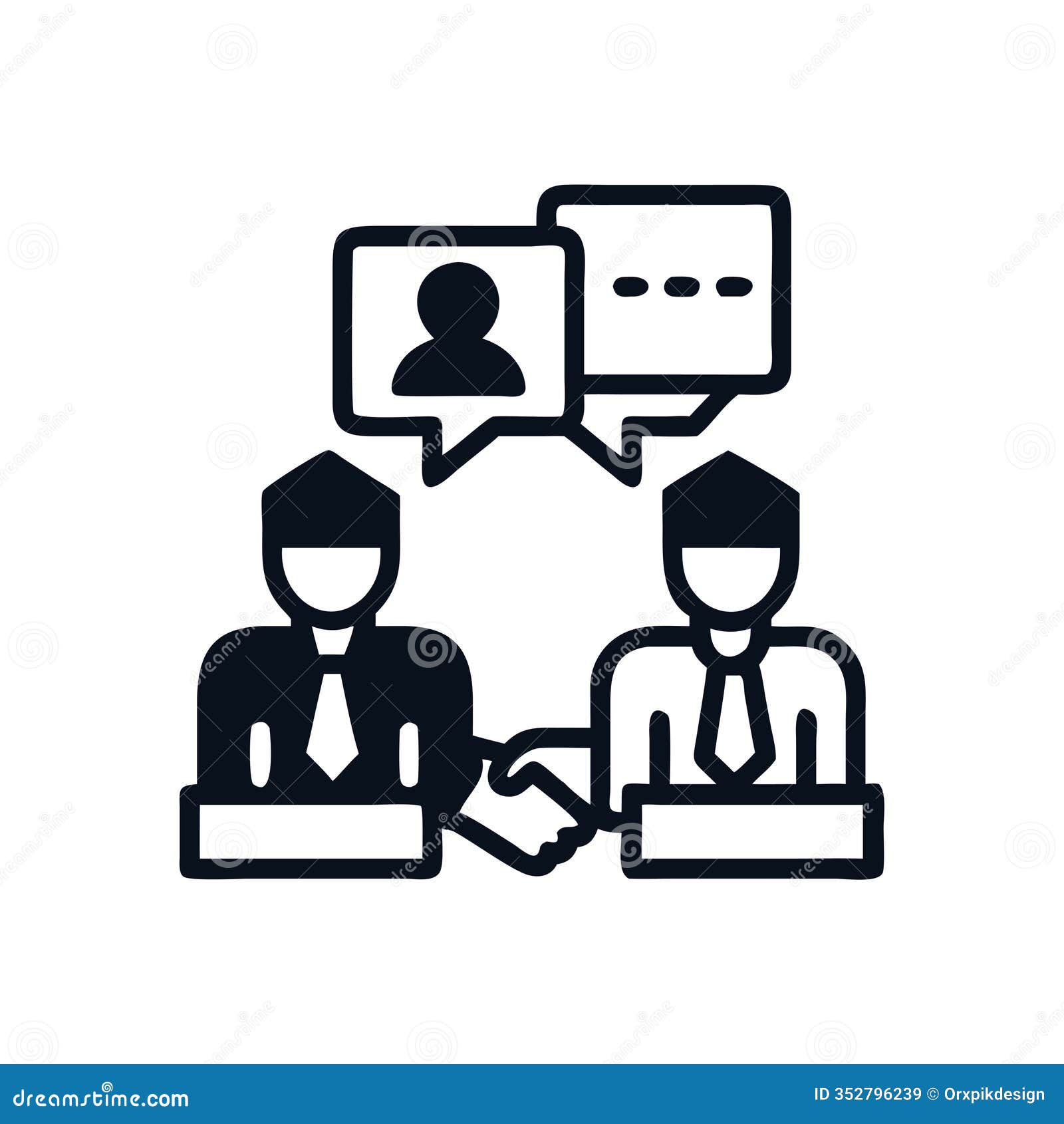 Business Negotiation Skills Icon Stock Vector - Illustration of ...
