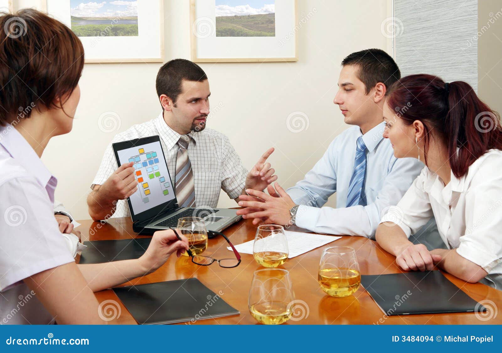 Business Negotiations stock photo. Image of briefing, businessman - 3484094