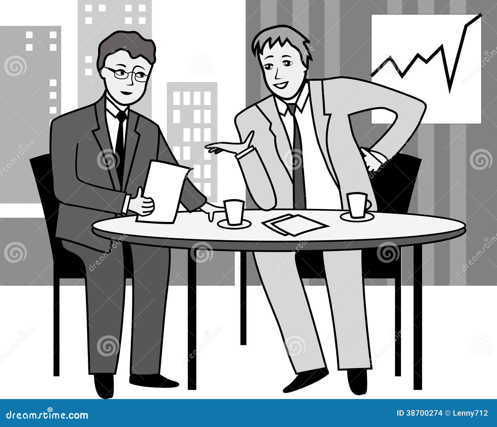 Business Negotiations Isolated Cartoon Vector Illustrations ...