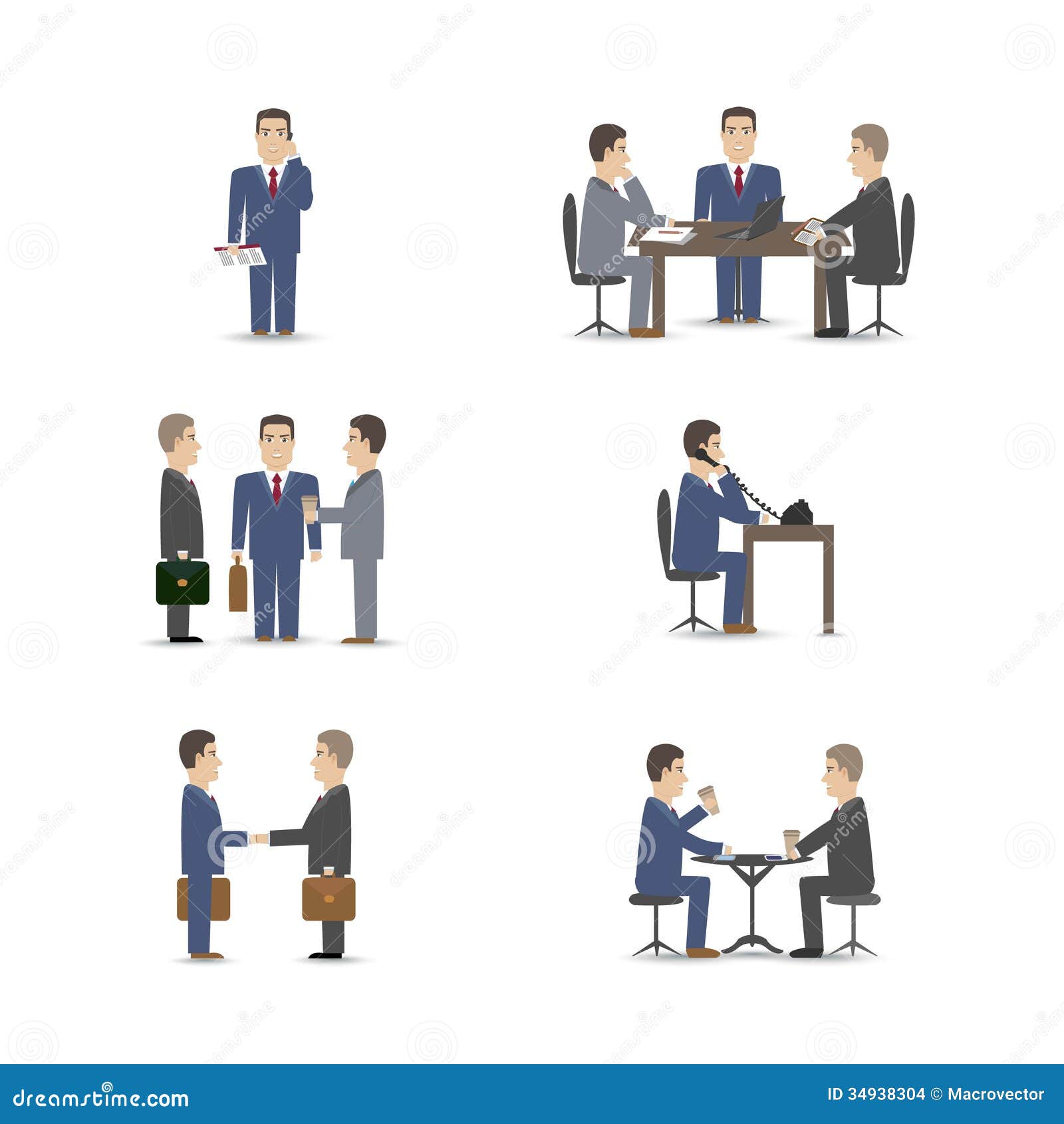 Business negotiations stock vector. Illustration of project - 34938304