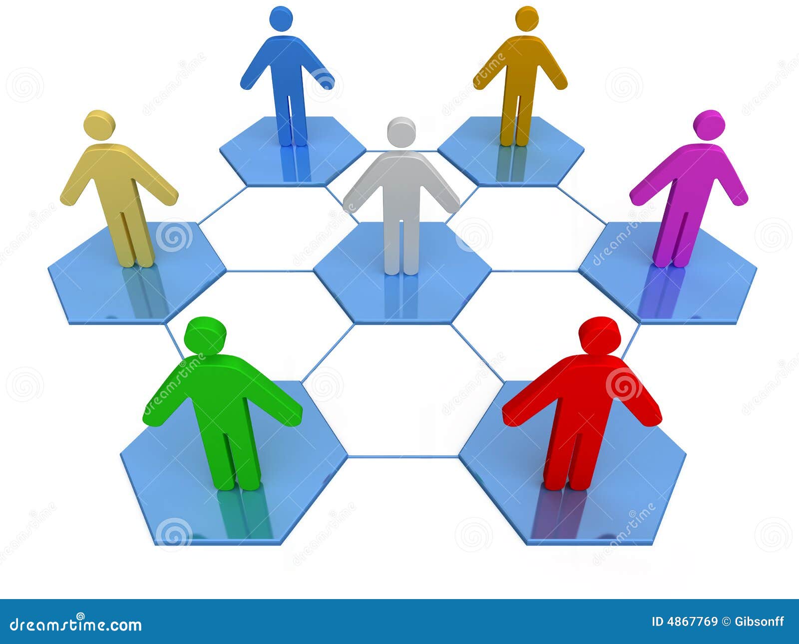 Business Network stock illustration. Illustration of partnership - 4867769