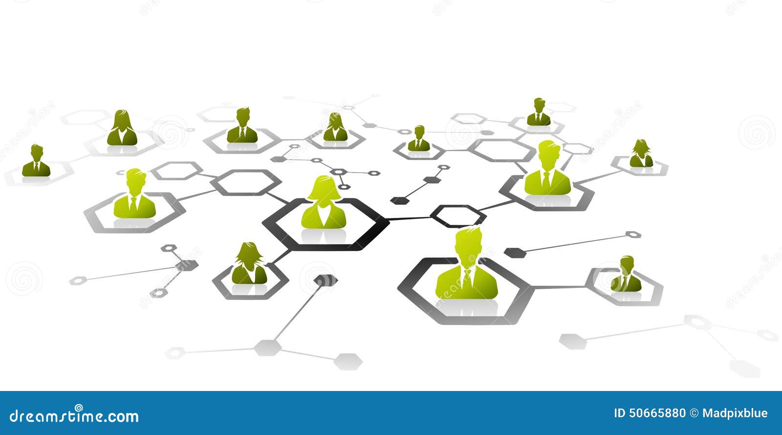 Business network stock vector. Illustration of networking - 50665880