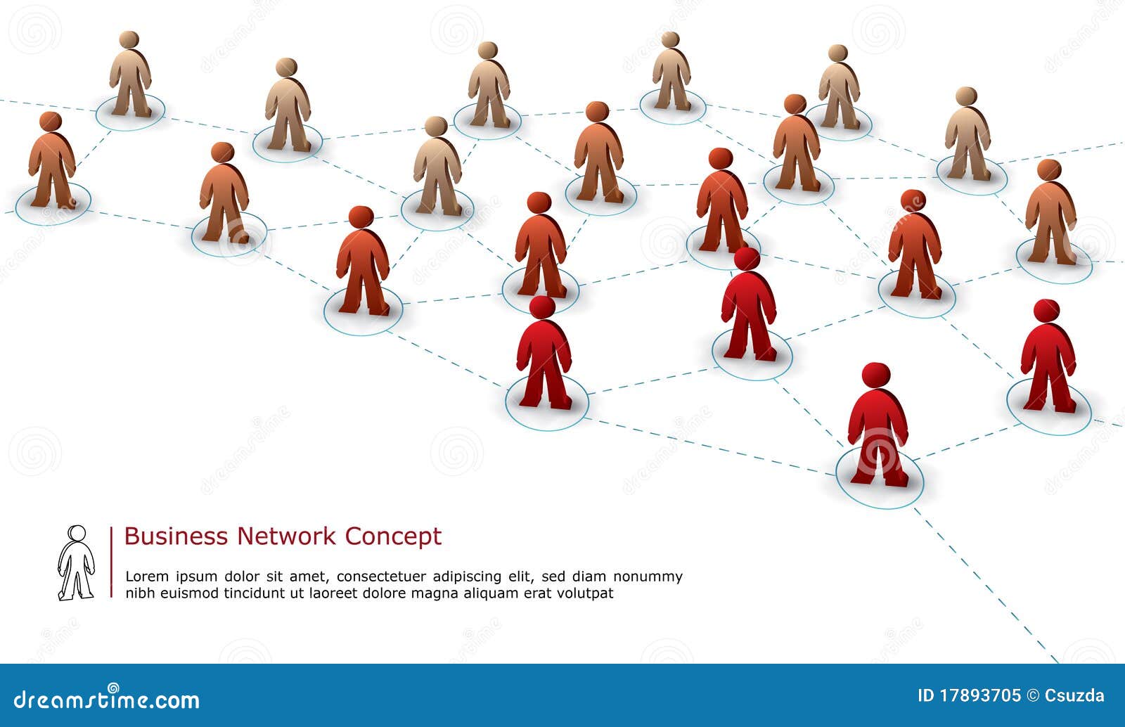 Business network concept stock vector. Illustration of business - 17893705