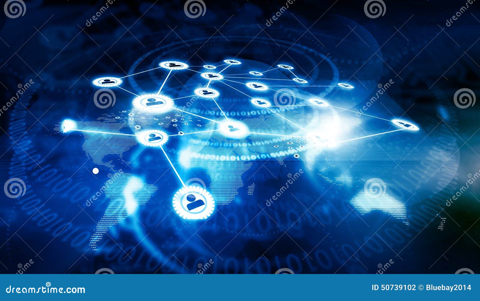 Business Network concept stock illustration. Illustration of business ...