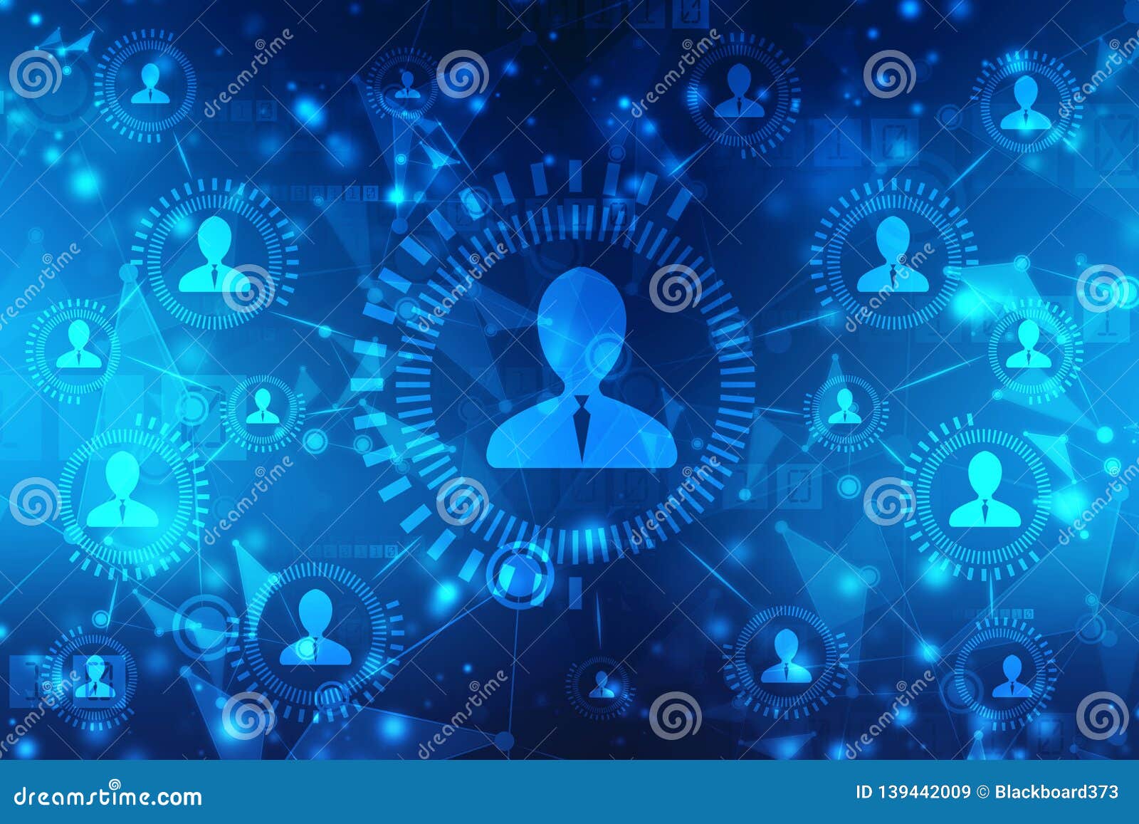 Business Network Concept Background, Social Networks and Interaction ...