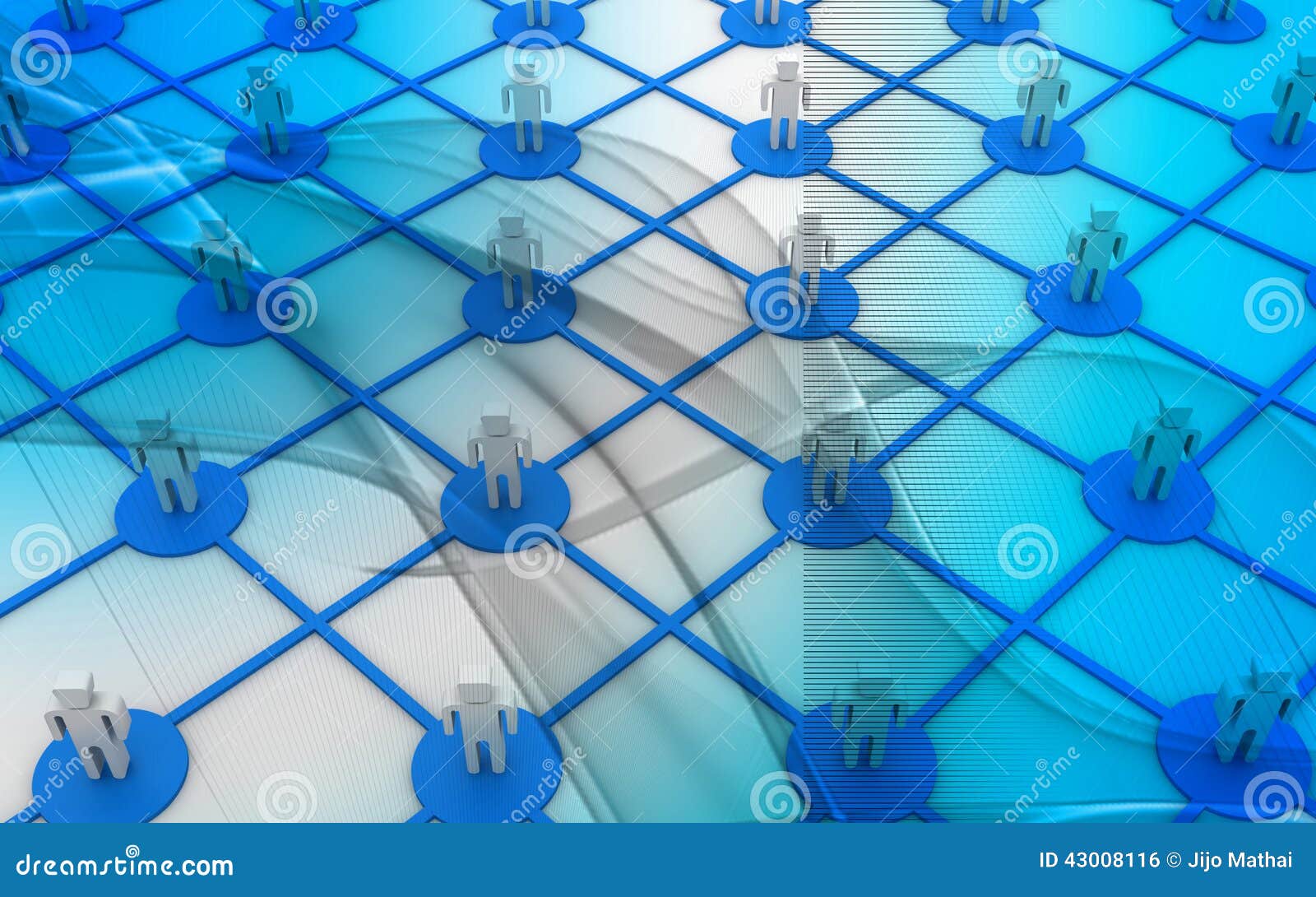 Business network concept stock illustration. Illustration of ...