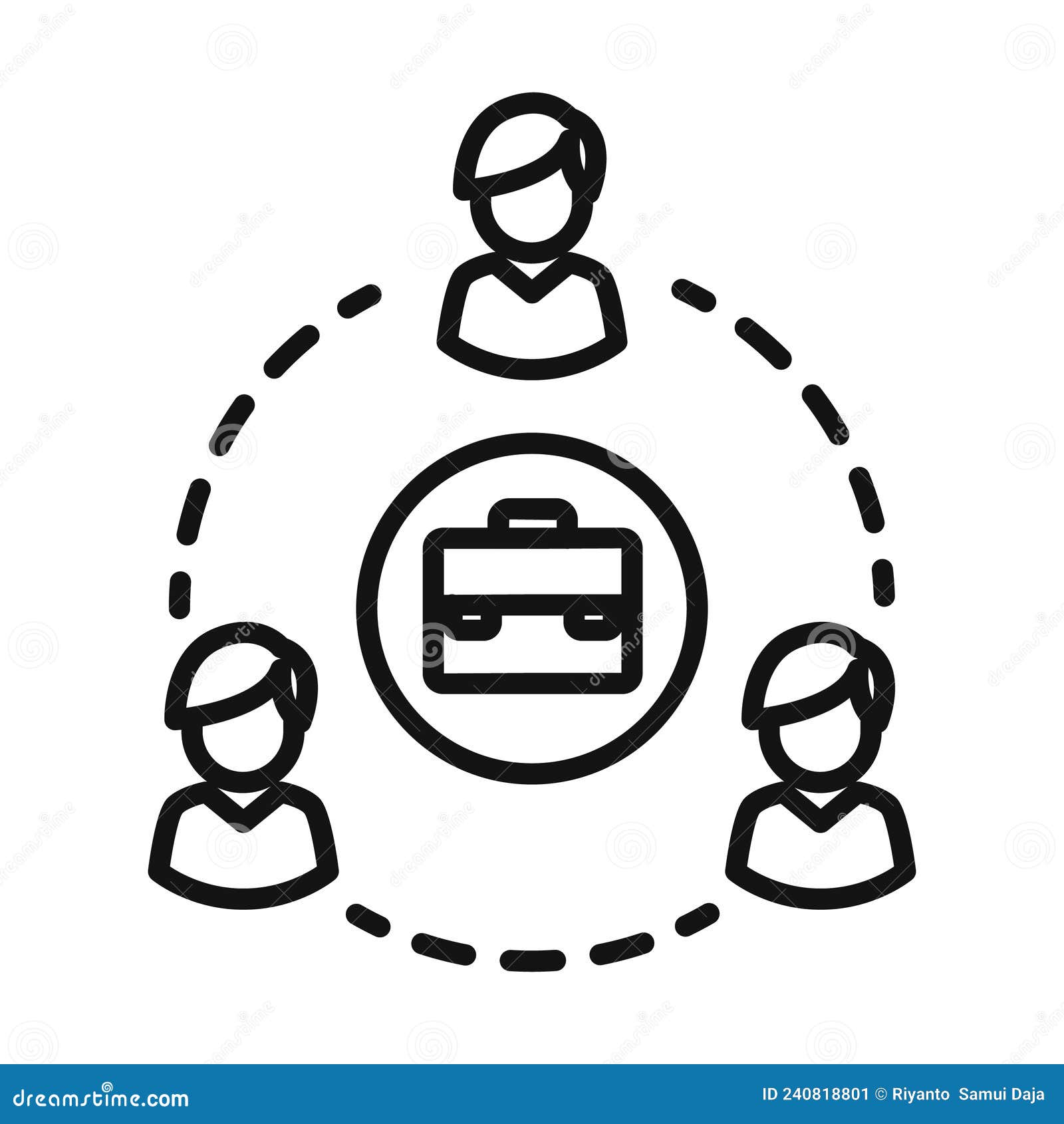 Business Network Icon Color Illustration Design Stock Vector ...