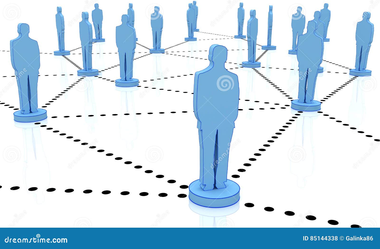 Business network man 3d stock illustration. Illustration of diagram ...