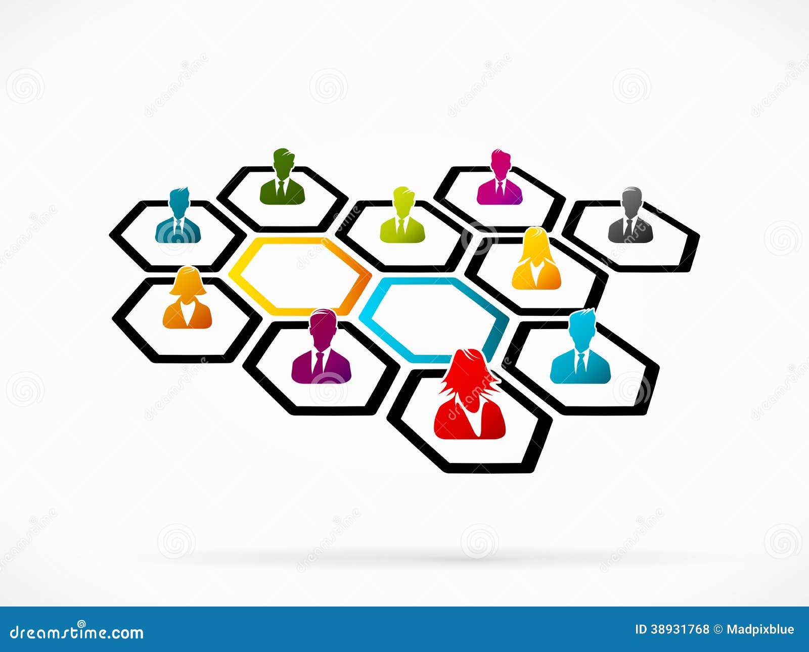 Business Networking Cartoon Vector | CartoonDealer.com #27316719