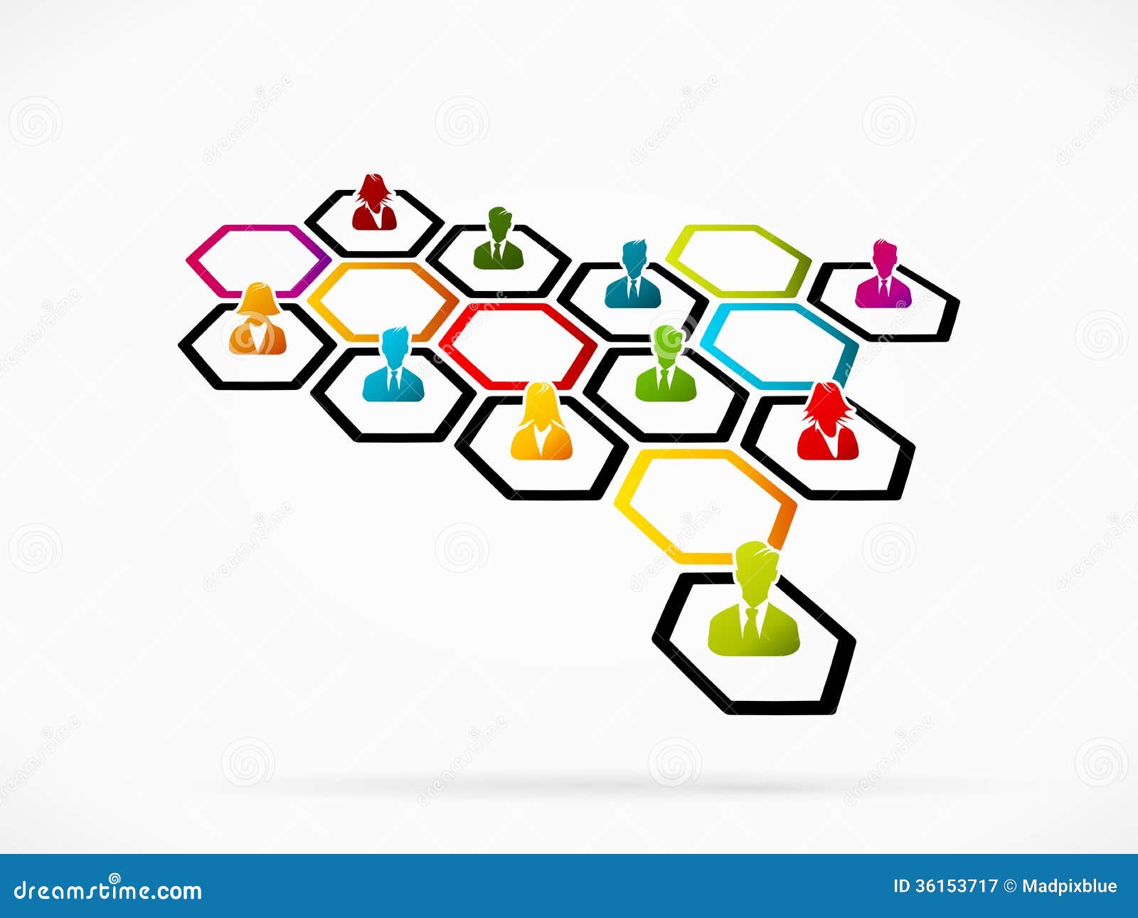 Business Networking Cartoon Vector | CartoonDealer.com #27316719