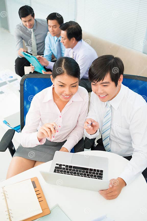 Business networking stock image. Image of business, indoors - 34944747