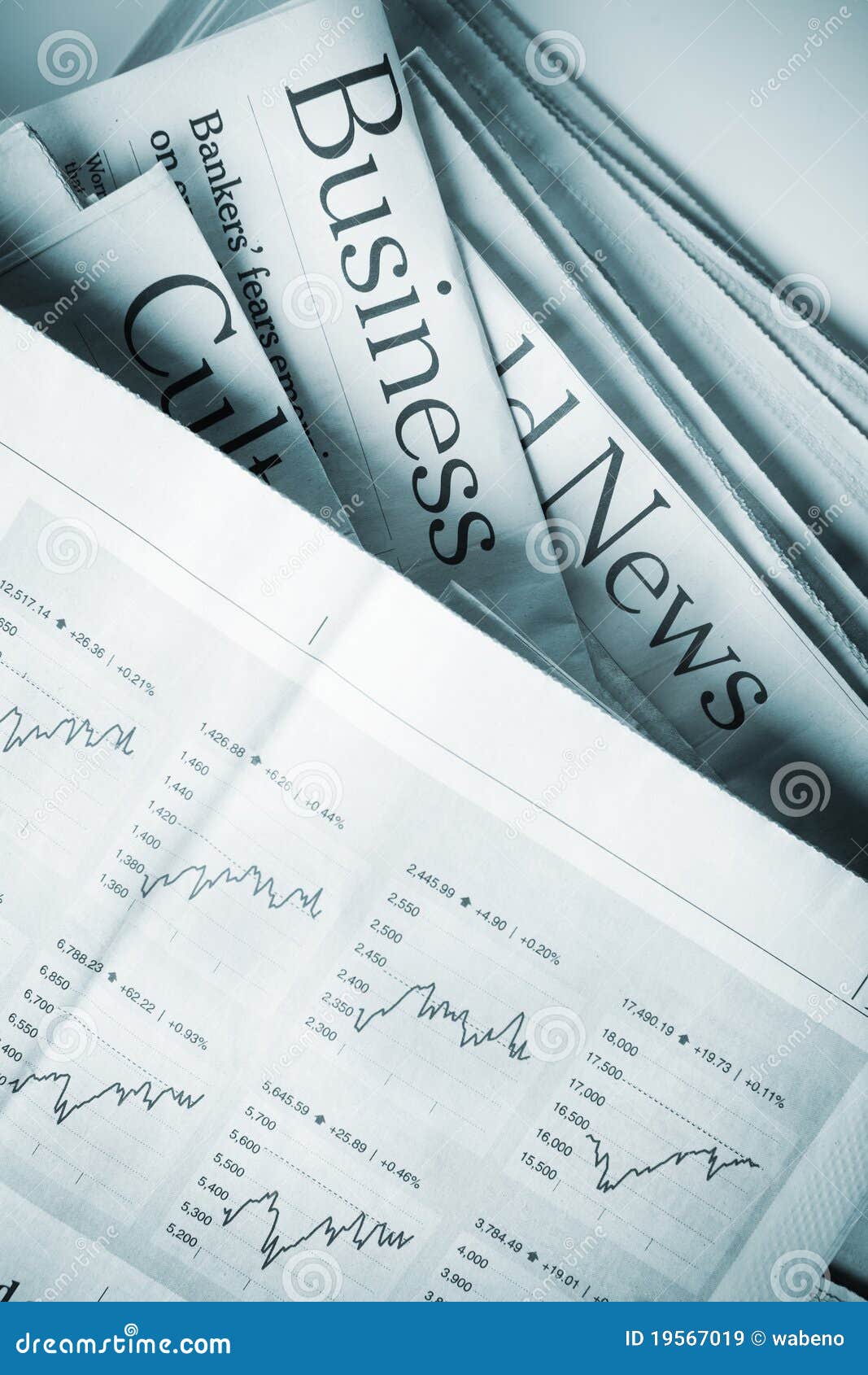 Business News stock image. Image of fold, newspapers - 19567019