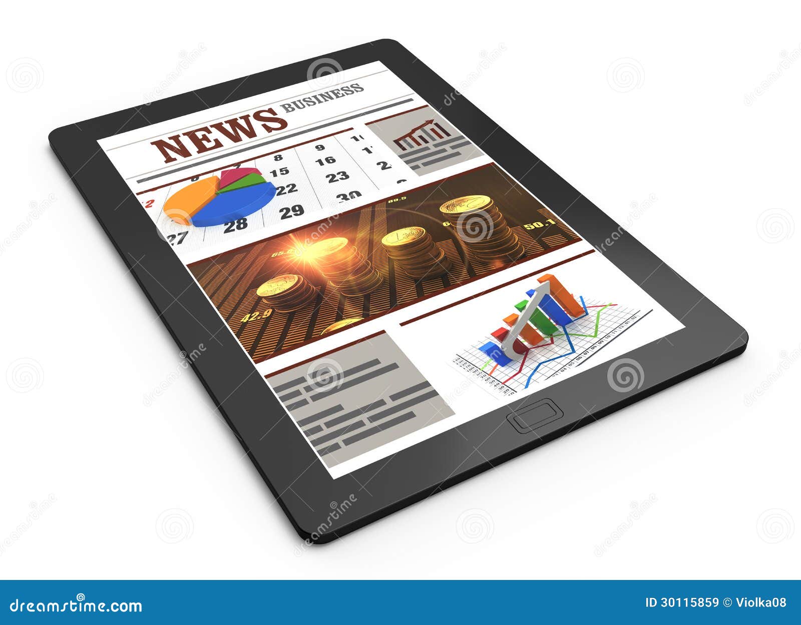 Business News Header On White Background. Breaking News Banner Design ...