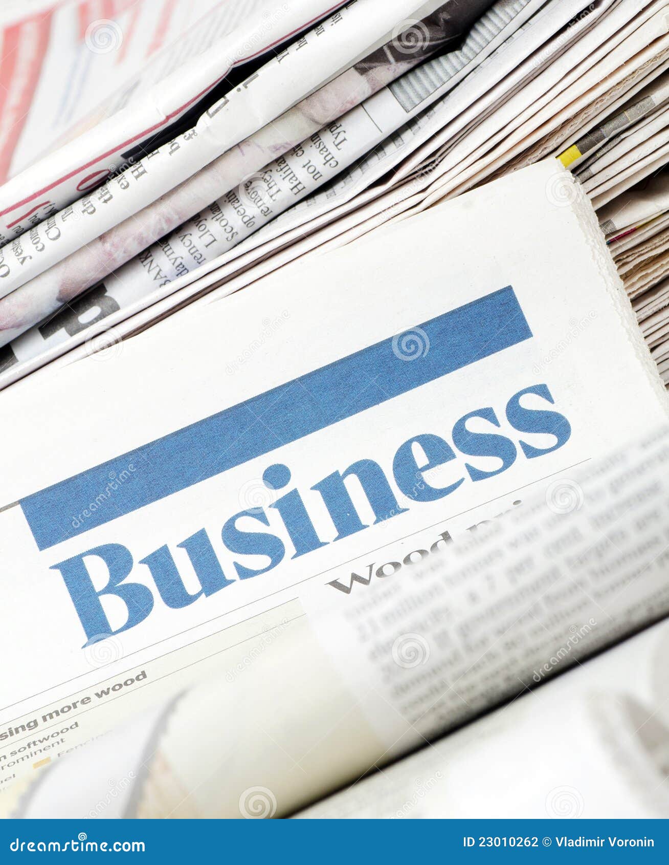 The business newspaper stock photo. Image of market, ideas - 23010262