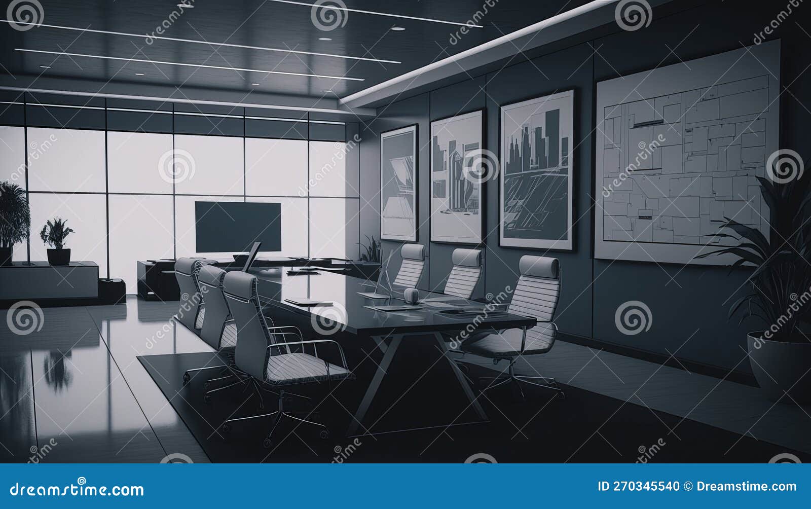 Business Office Design Background. UI UX Design Stock Illustration ...
