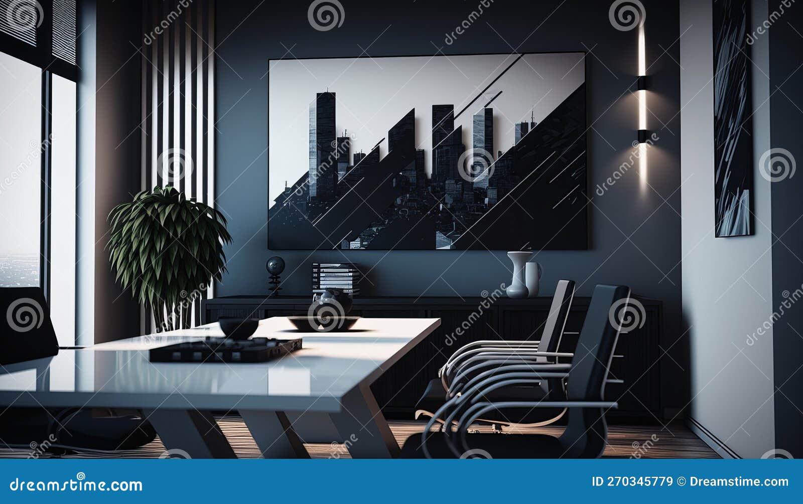 Business Office Design Background. UI UX Design Stock Illustration ...