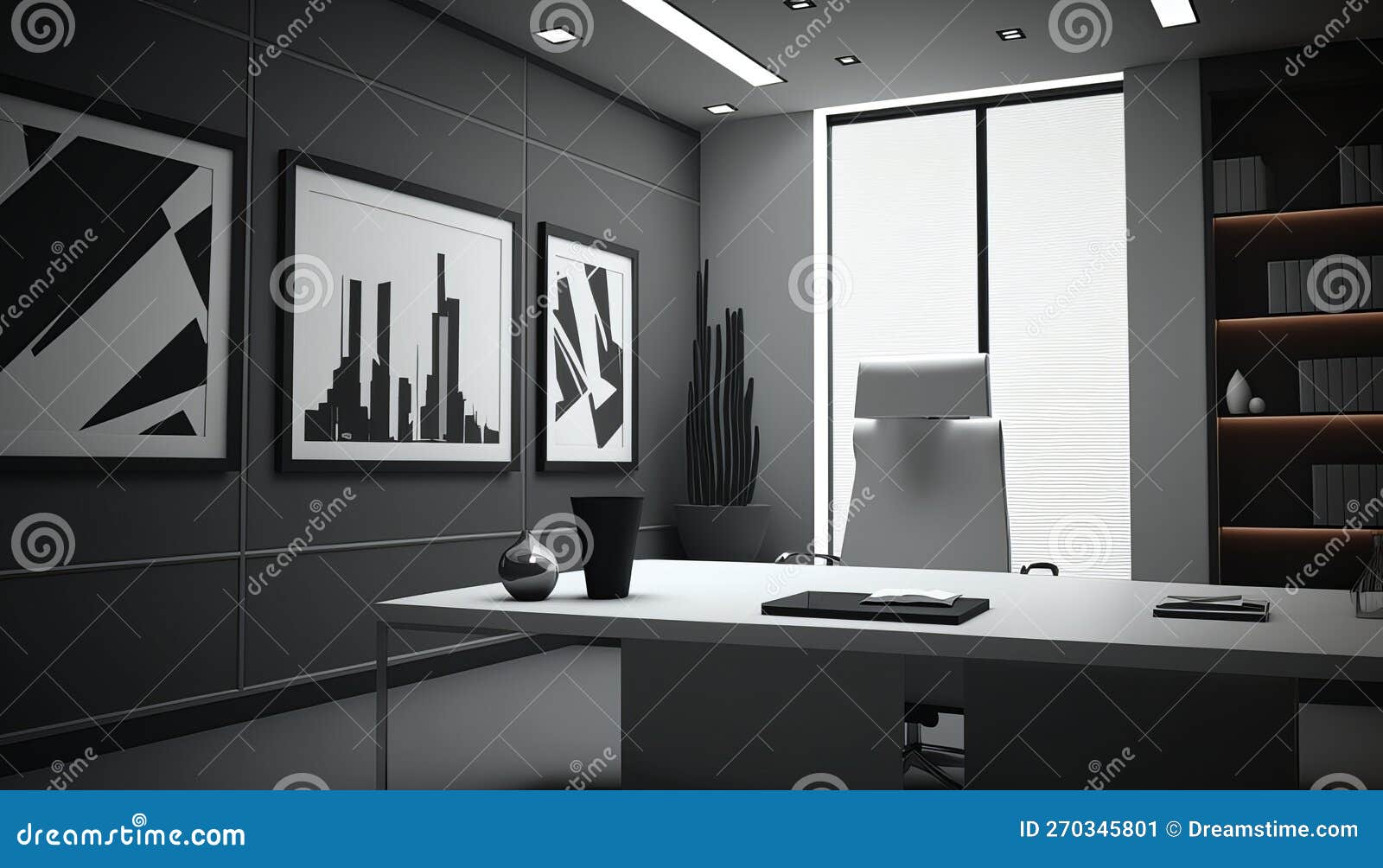 Business Office Design Background. UI UX Design Stock Illustration ...