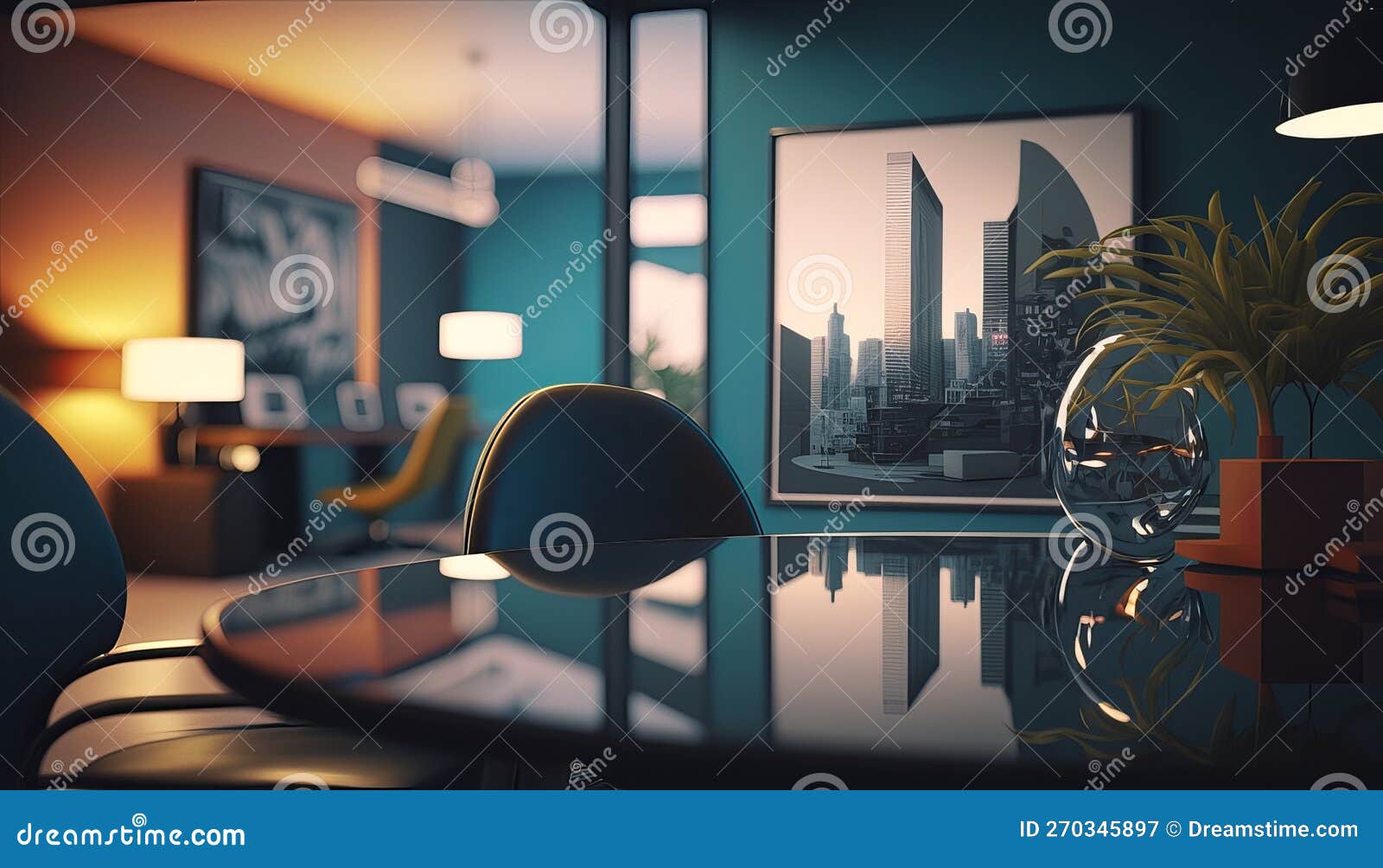Business Office Design Background. UI UX Design Stock Illustration ...