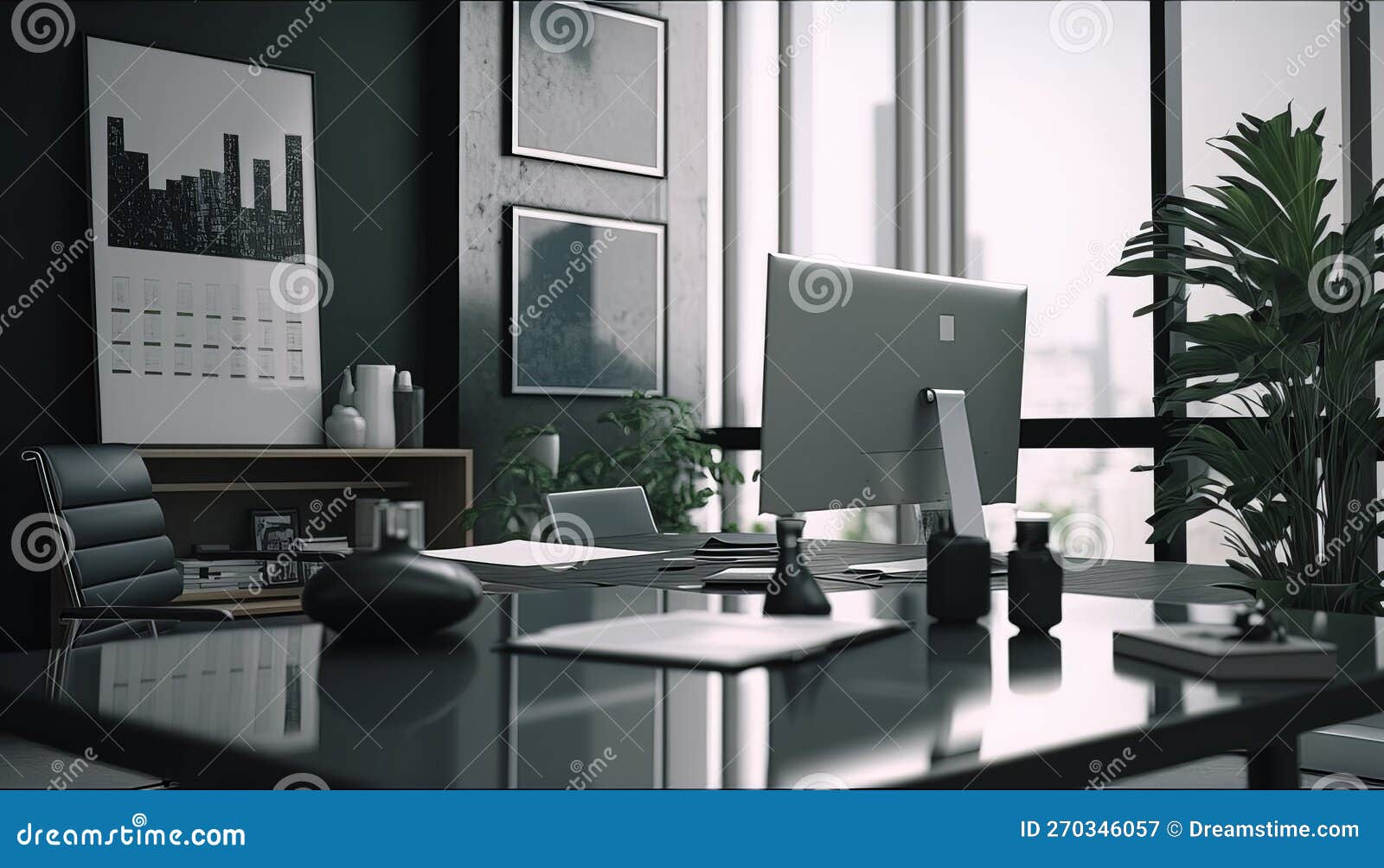 Business Office Design Background. UI UX Design Stock Illustration ...