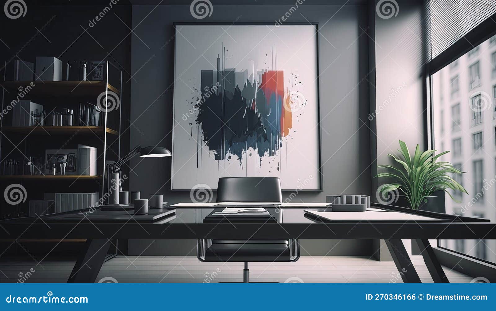 Business Office Design Background. UI UX Design Stock Illustration ...
