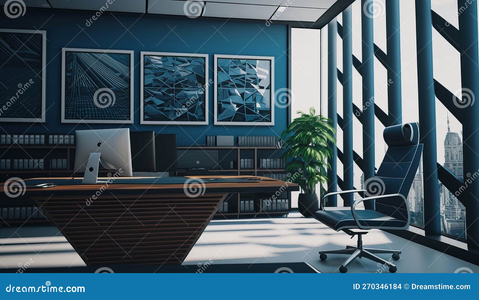 Business Office Design Background. UI UX Design Stock Illustration ...