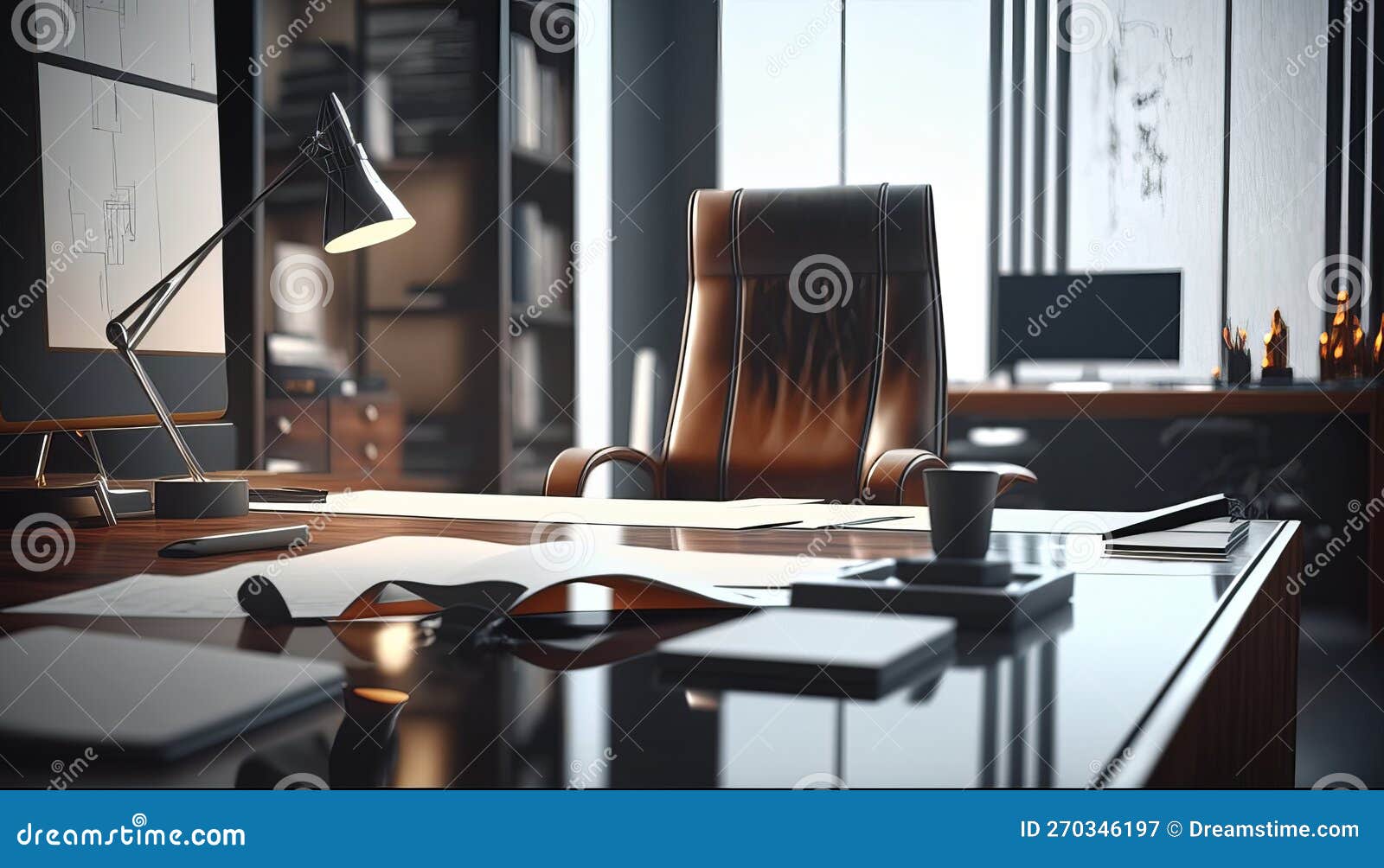 Business Office Design Background. UI UX Design Stock Illustration ...