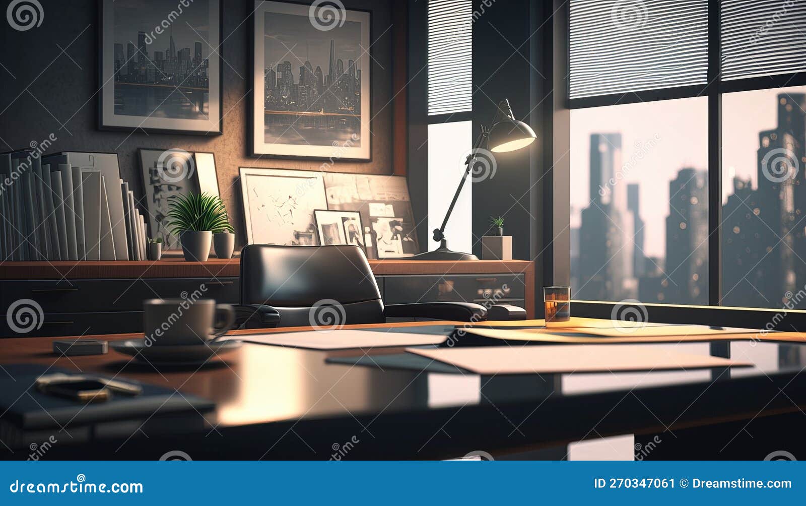 Business Office Design Background. UI UX Design Stock Illustration ...