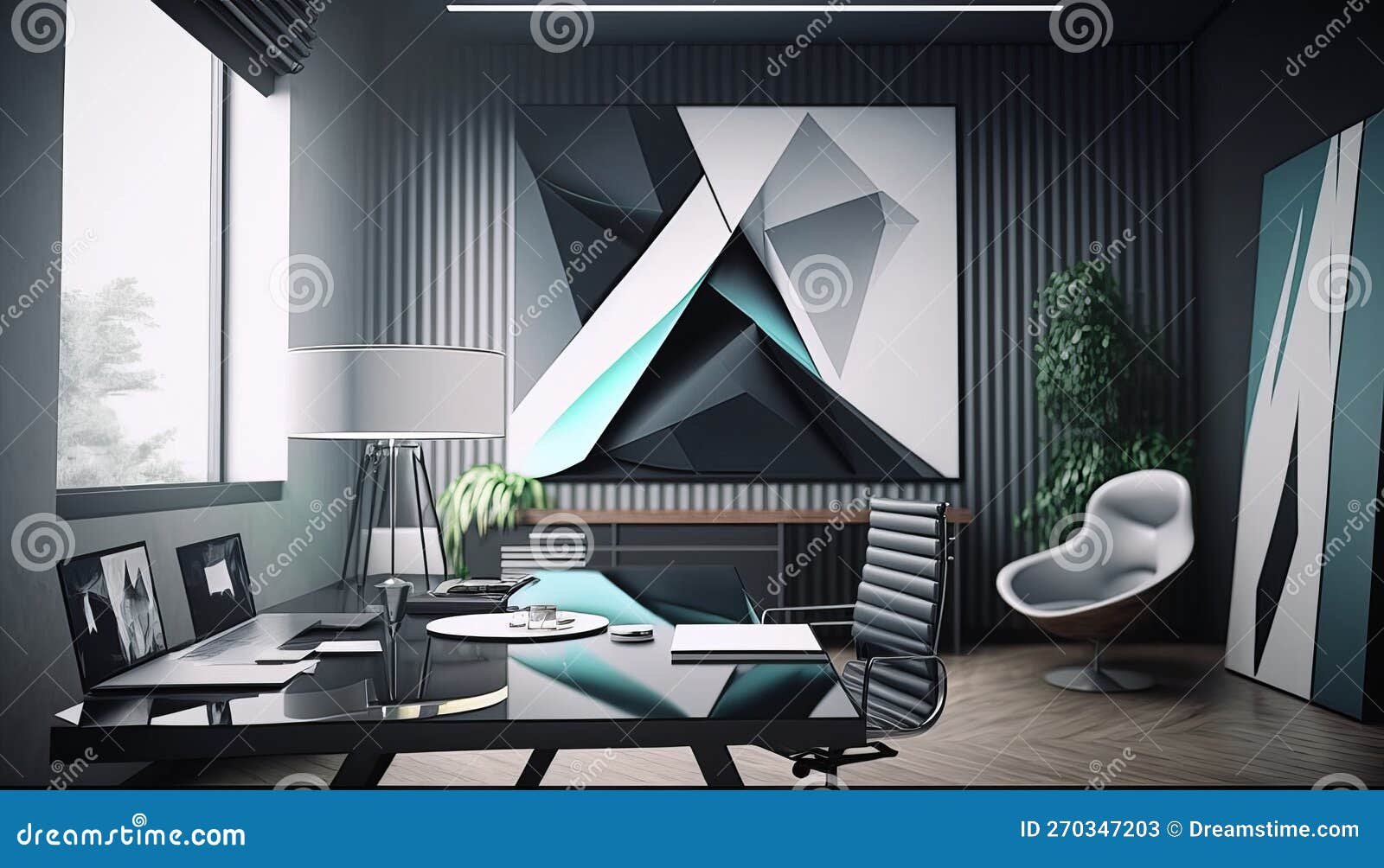 Business Office Design Background. UI UX Design Stock Illustration ...