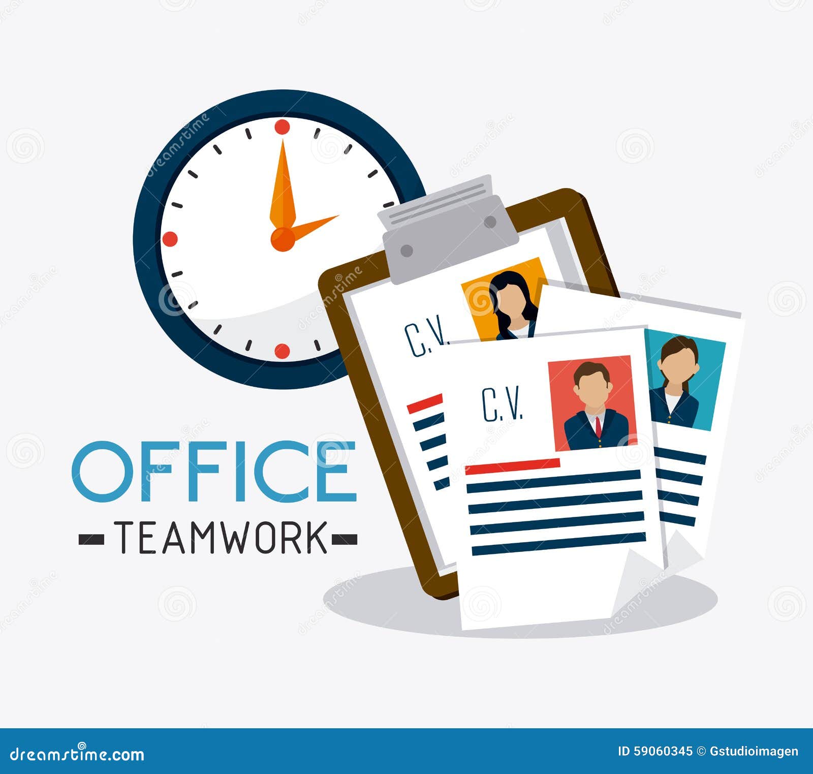 Business office and human stock vector. Illustration of concept - 59060345
