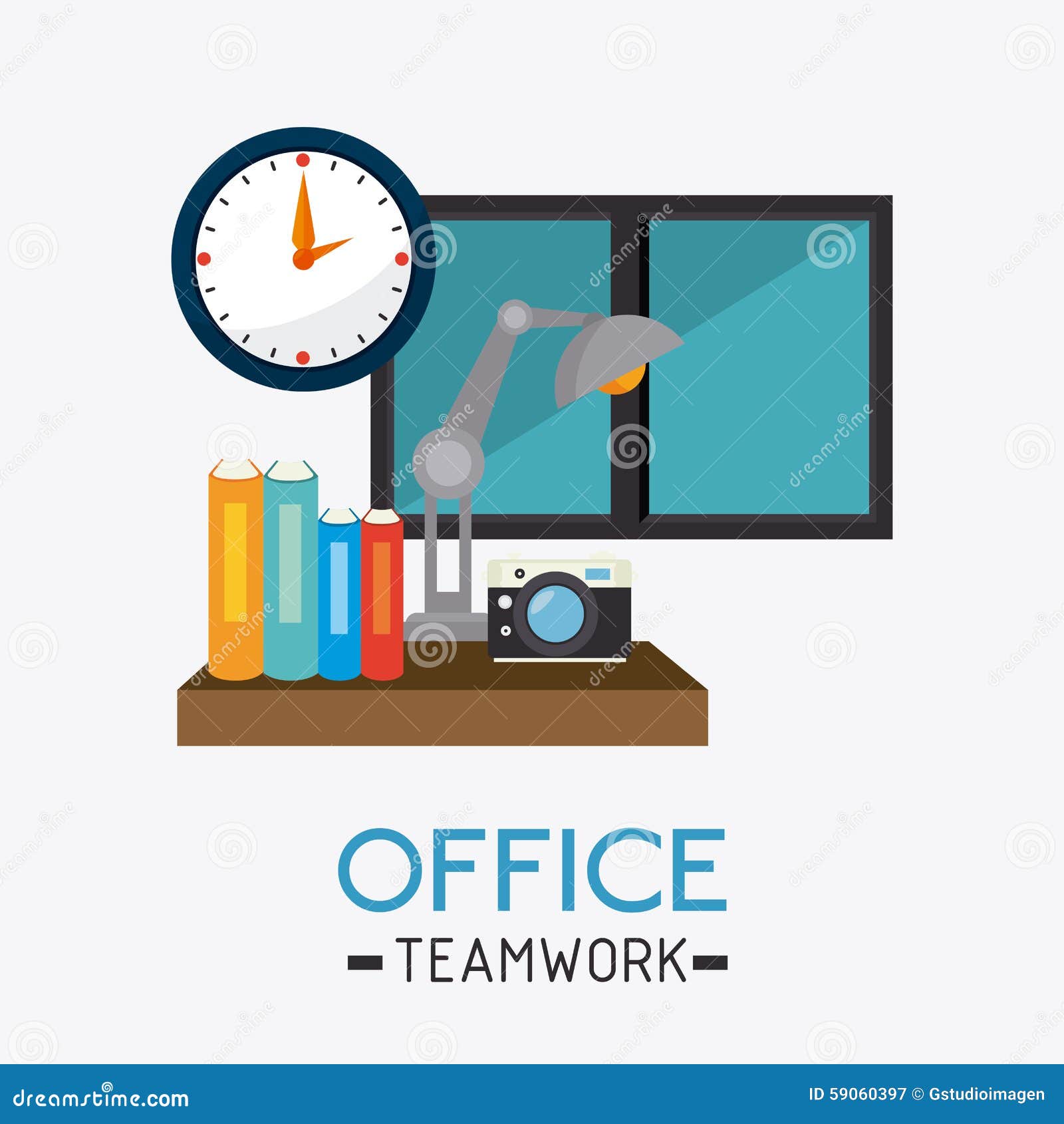 Business office and human stock vector. Illustration of place - 59060397
